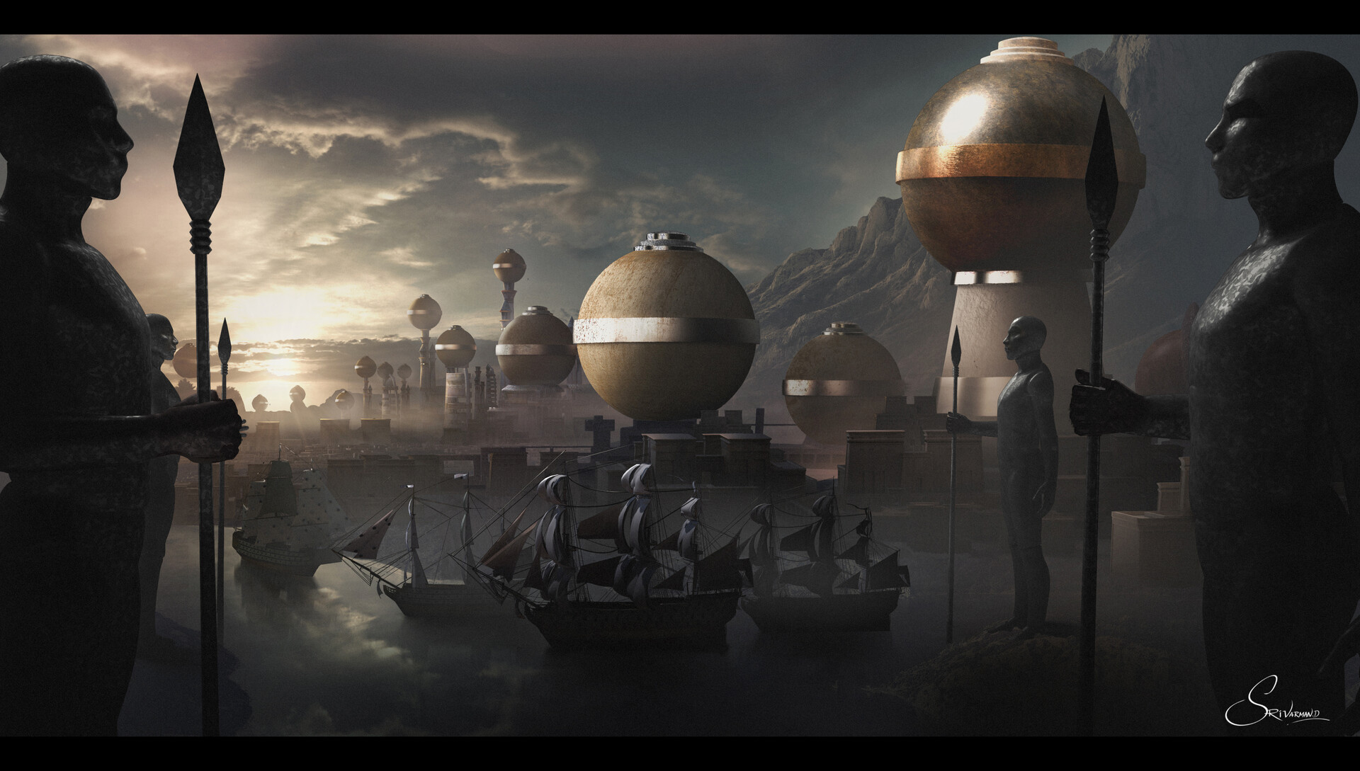 ArtStation - gold city