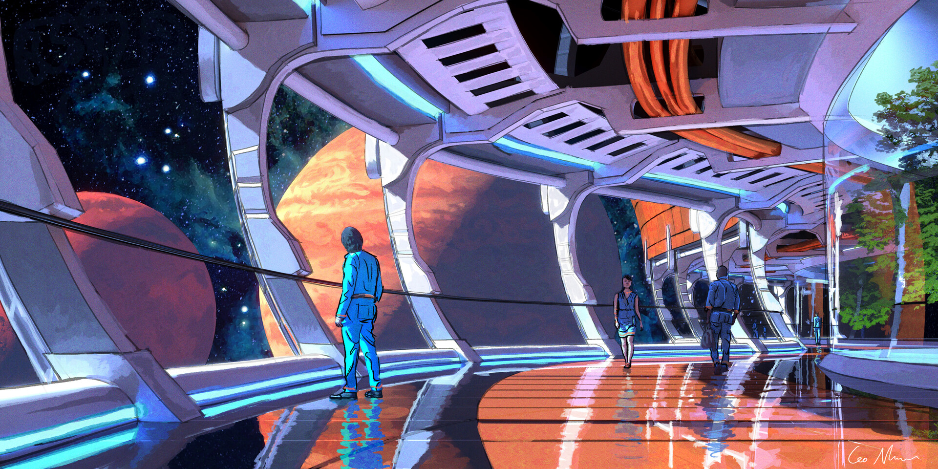 ArtStation - Space station
