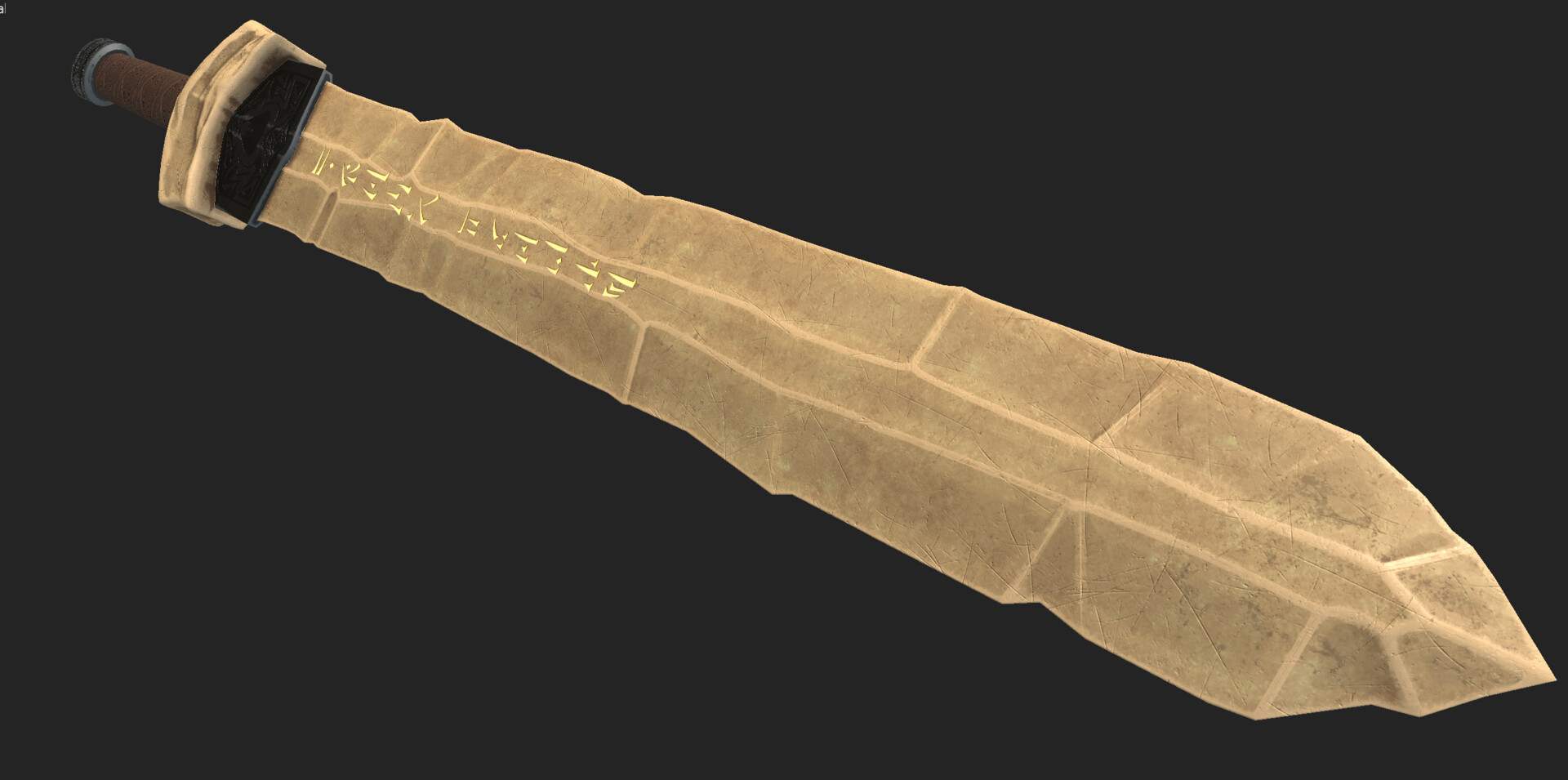 David A. Rivera Goveo - Oath Sworn - Custom Dragon Bone Sword (Skyrim)