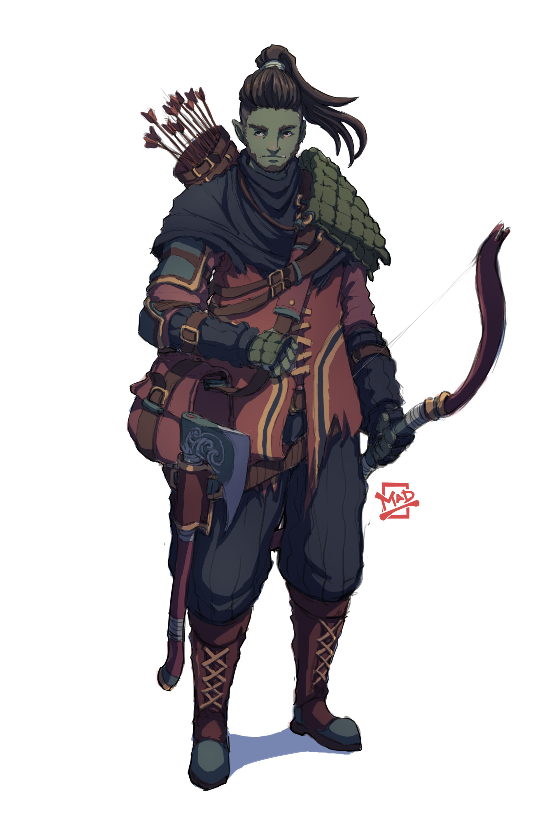 Female Half Orc Ranger