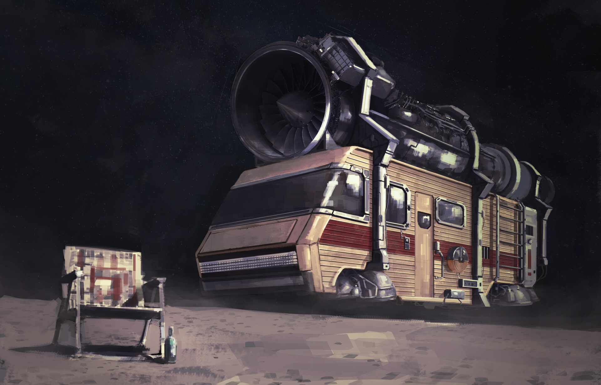 ArtStation - Space bus