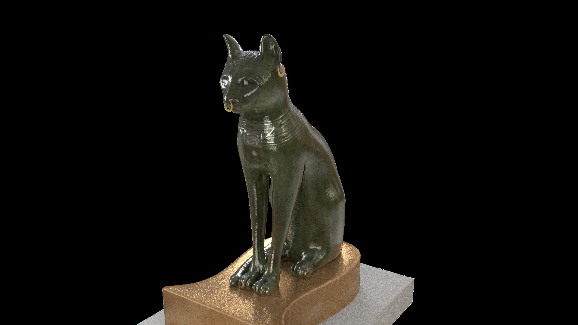 ArtStation - The Gayer-Anderson Cat (3d Copy)