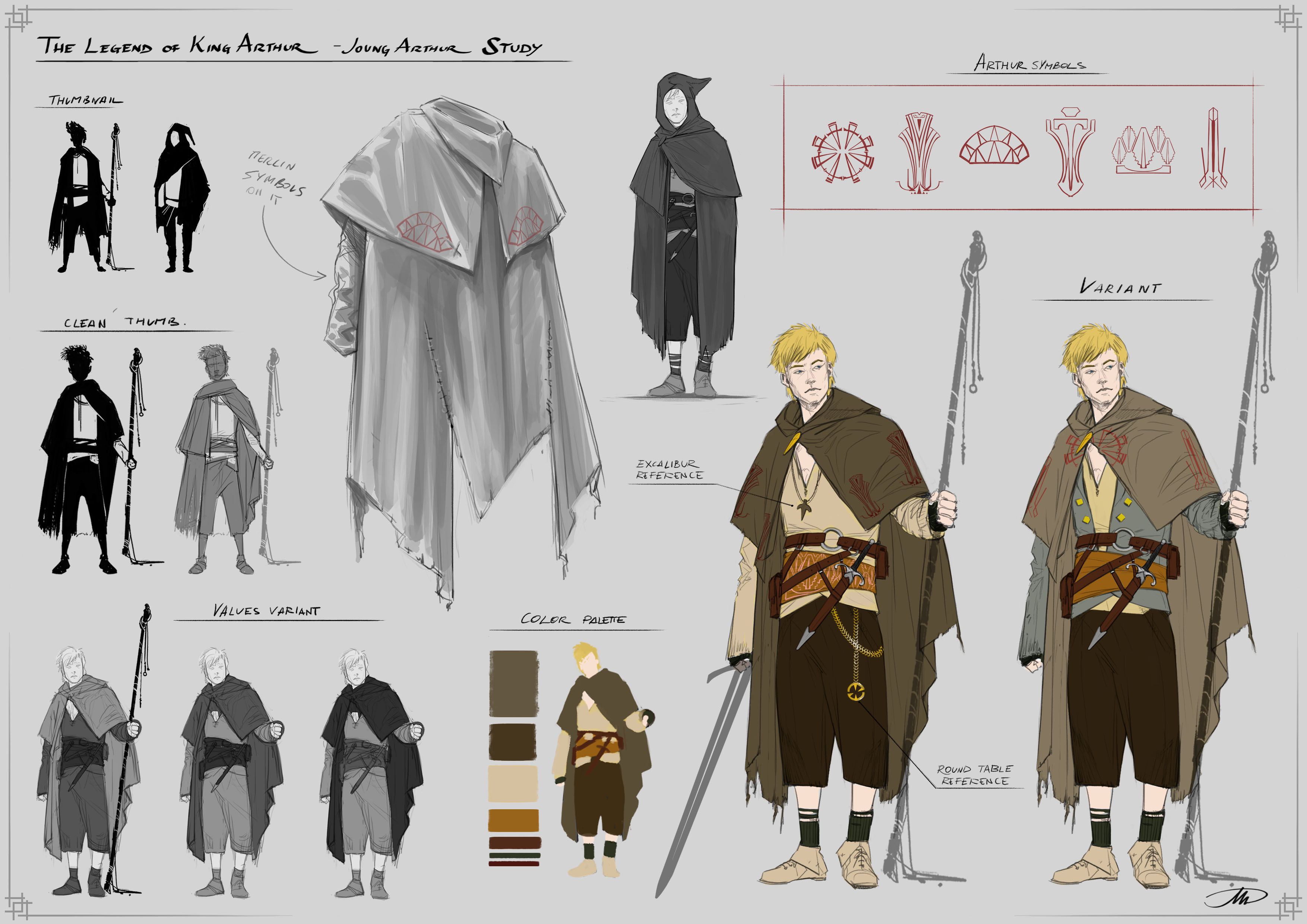 Marco Dotti - I. THE LEGEND OF KING ARTHUR - Artstation Challenge