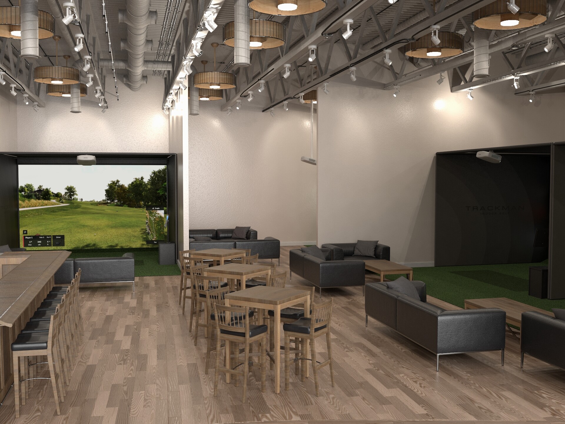 Antonio Cruz - Golf Club Open ceiling concept