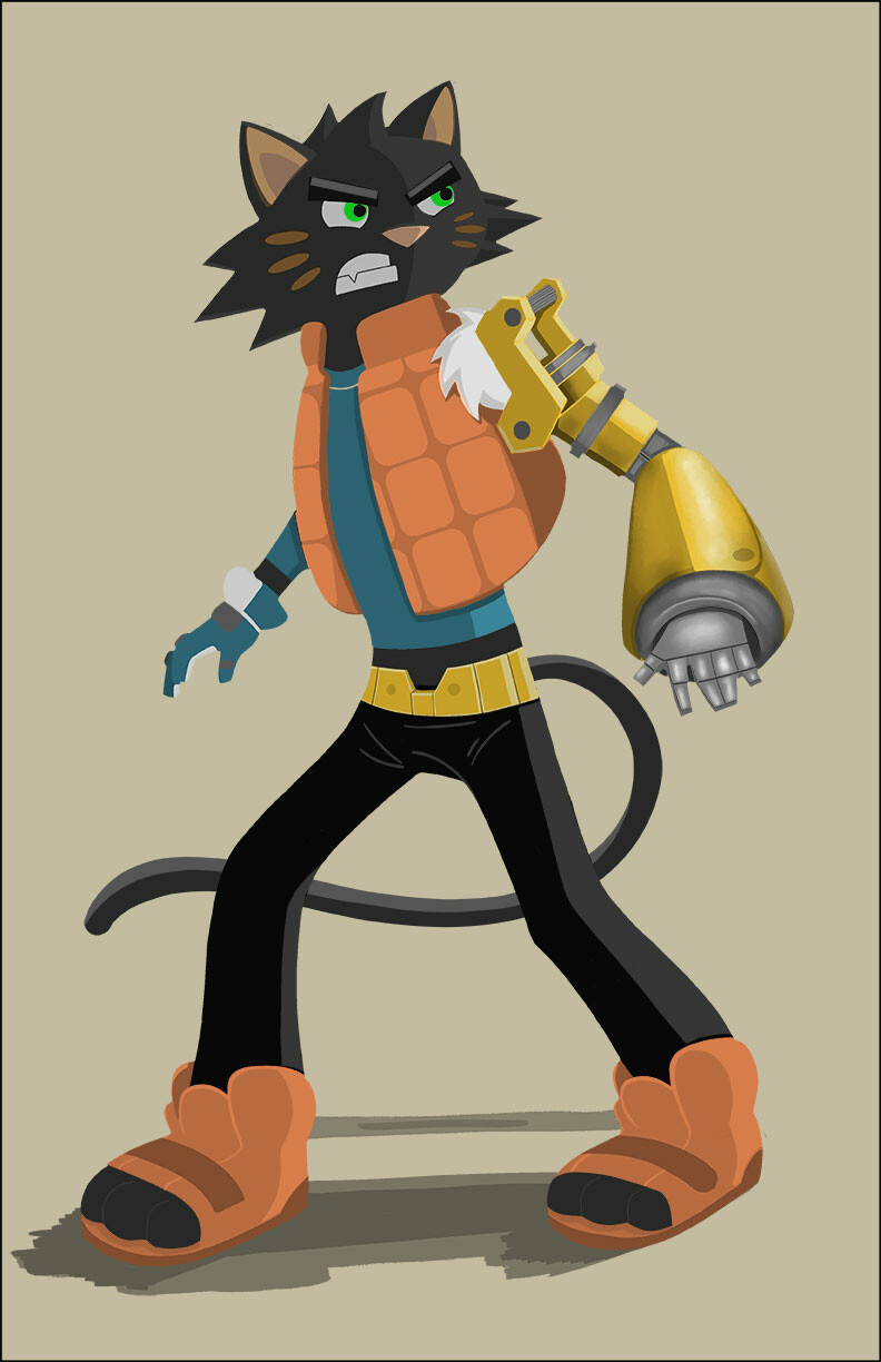 ArtStation - Cat Fighter Nine