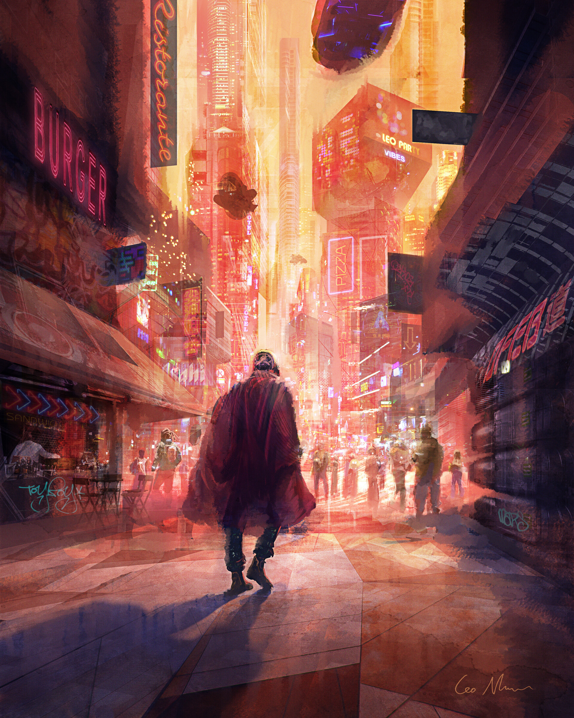 ArtStation - Into the red city