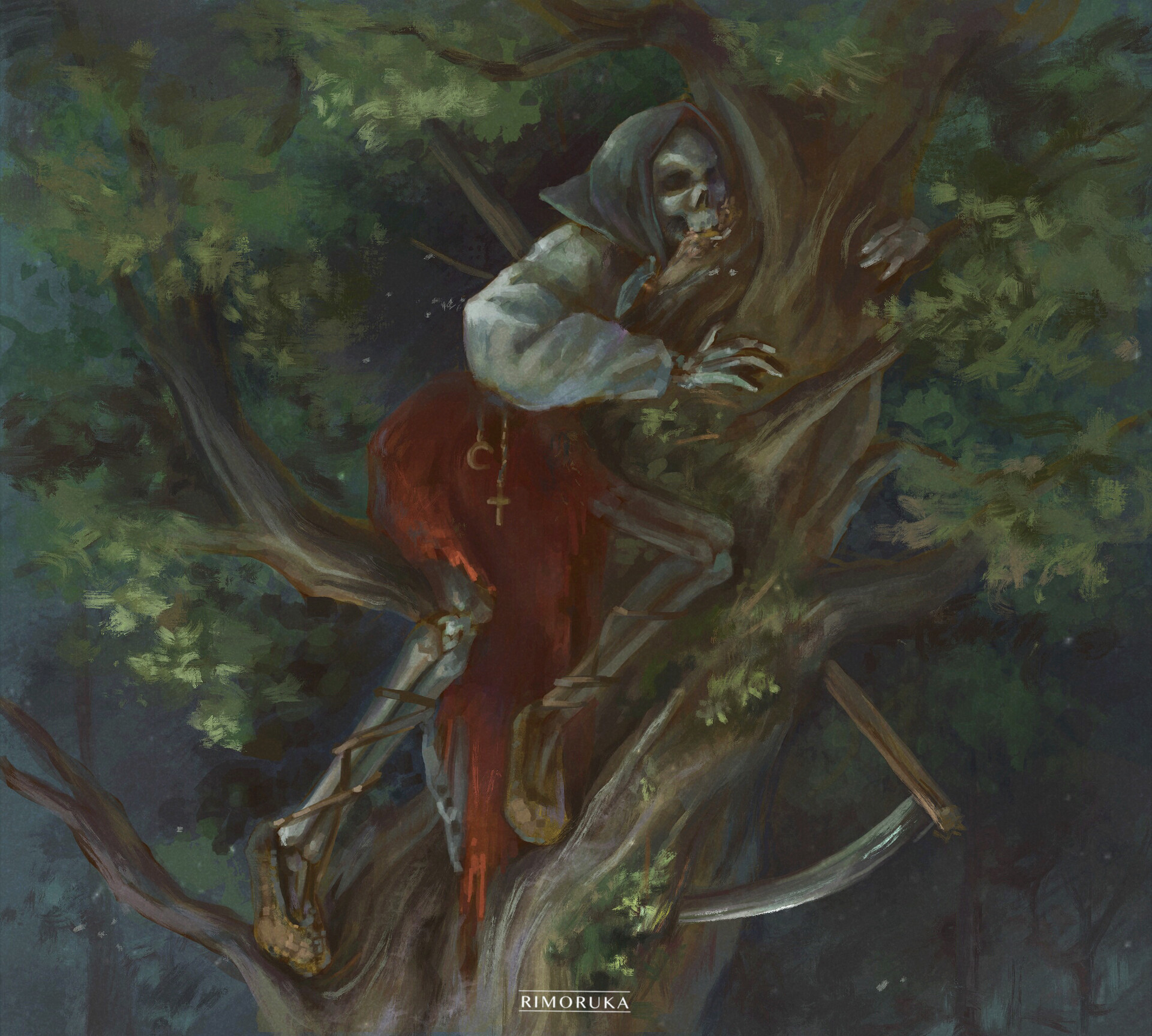 ArtStation - Tale about soldier and death