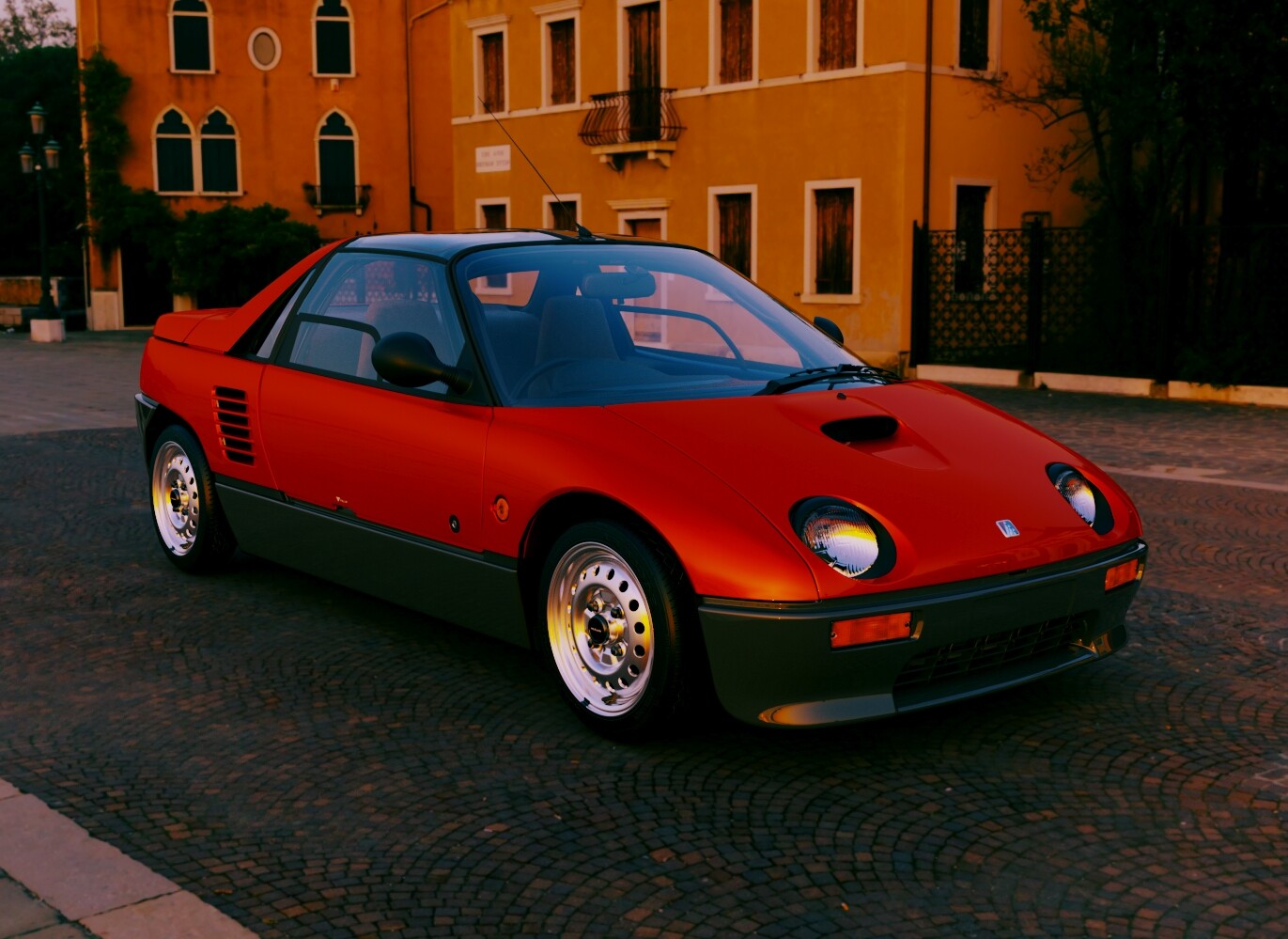 ArtStation - Italian jdm car autozam az-1 1992
