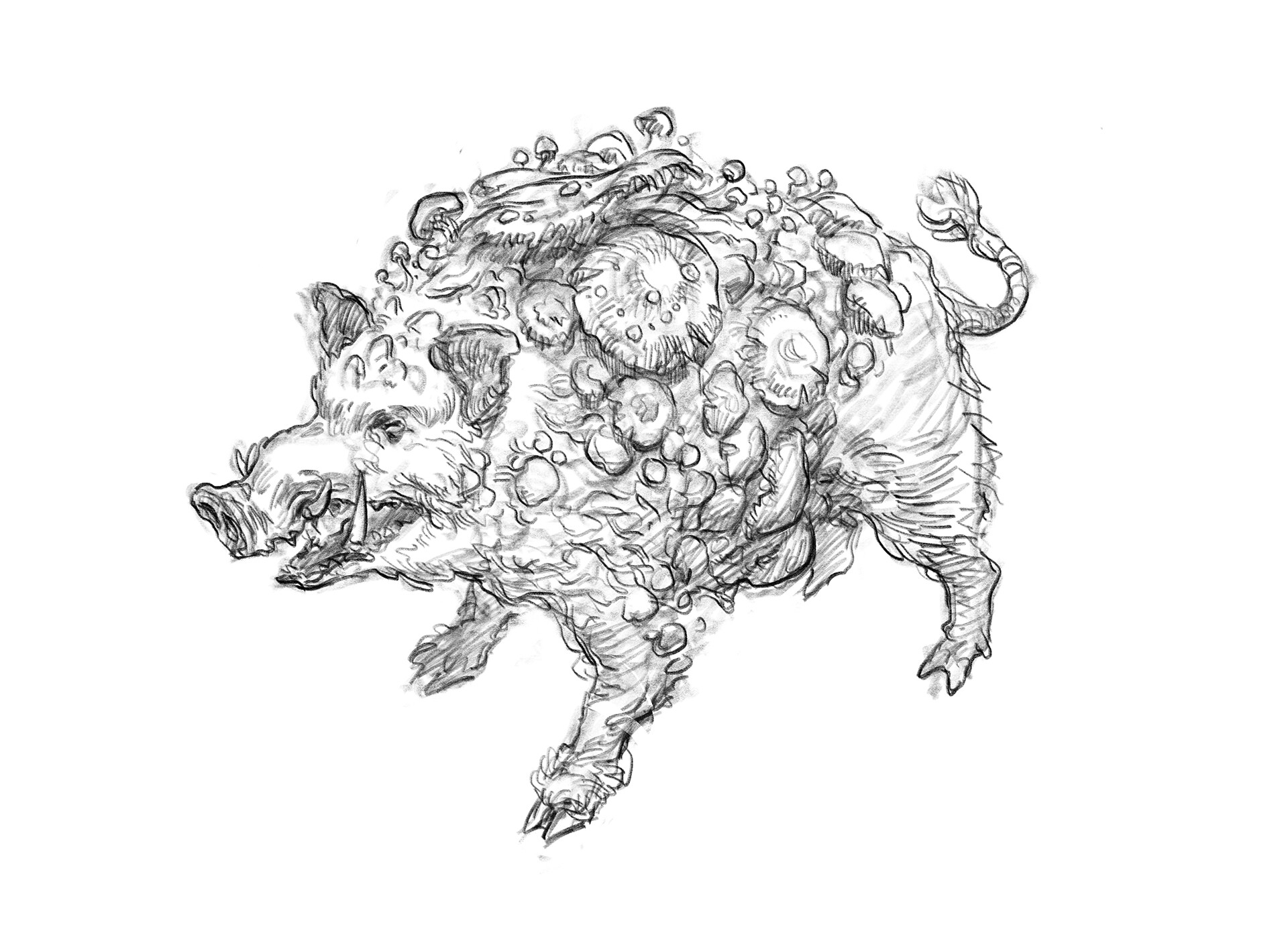 Dominik Derow - The Dragon's Garden: Creature Designs