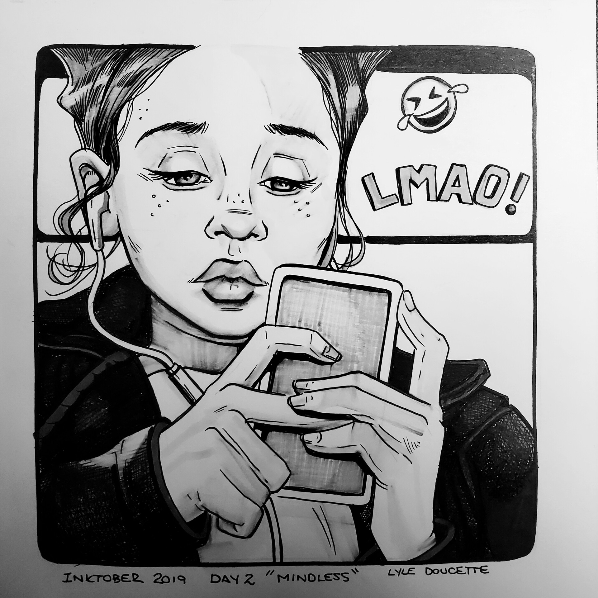 ArtStation - Inktober 2019 Day 2: Mindless