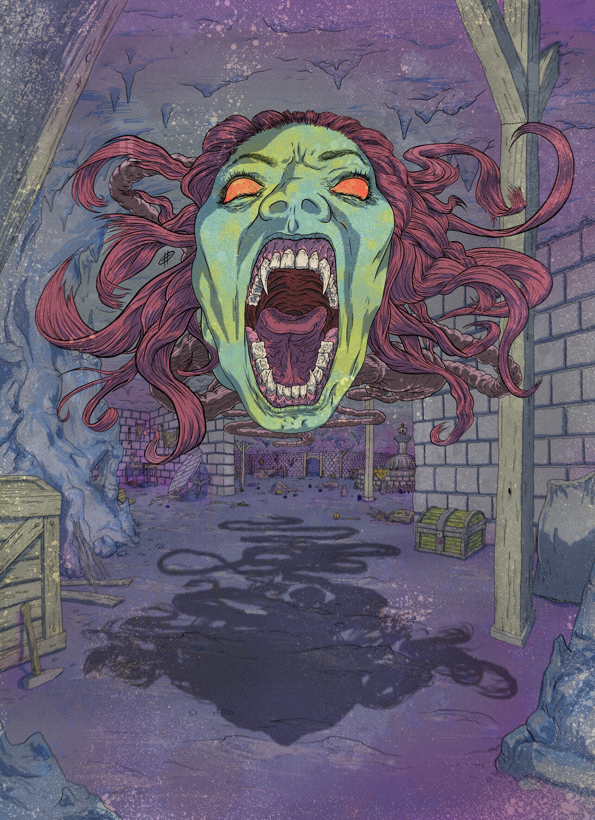 DW Dagon - Pennangalan art for Uncaged Anthology Volume 3