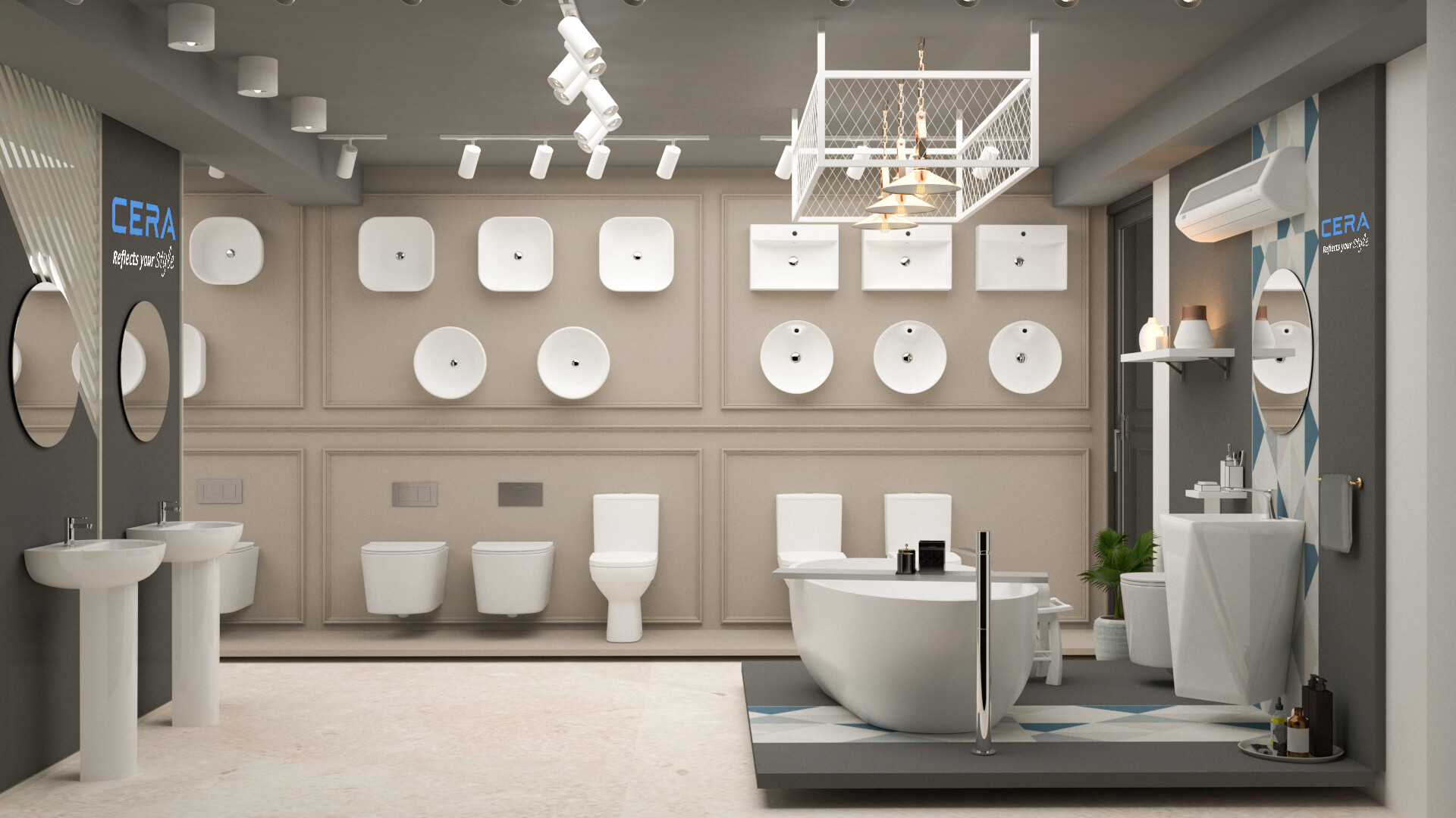 Emmanuel Creative Lab - Interior Design of Sanitary Fixtures Showroom