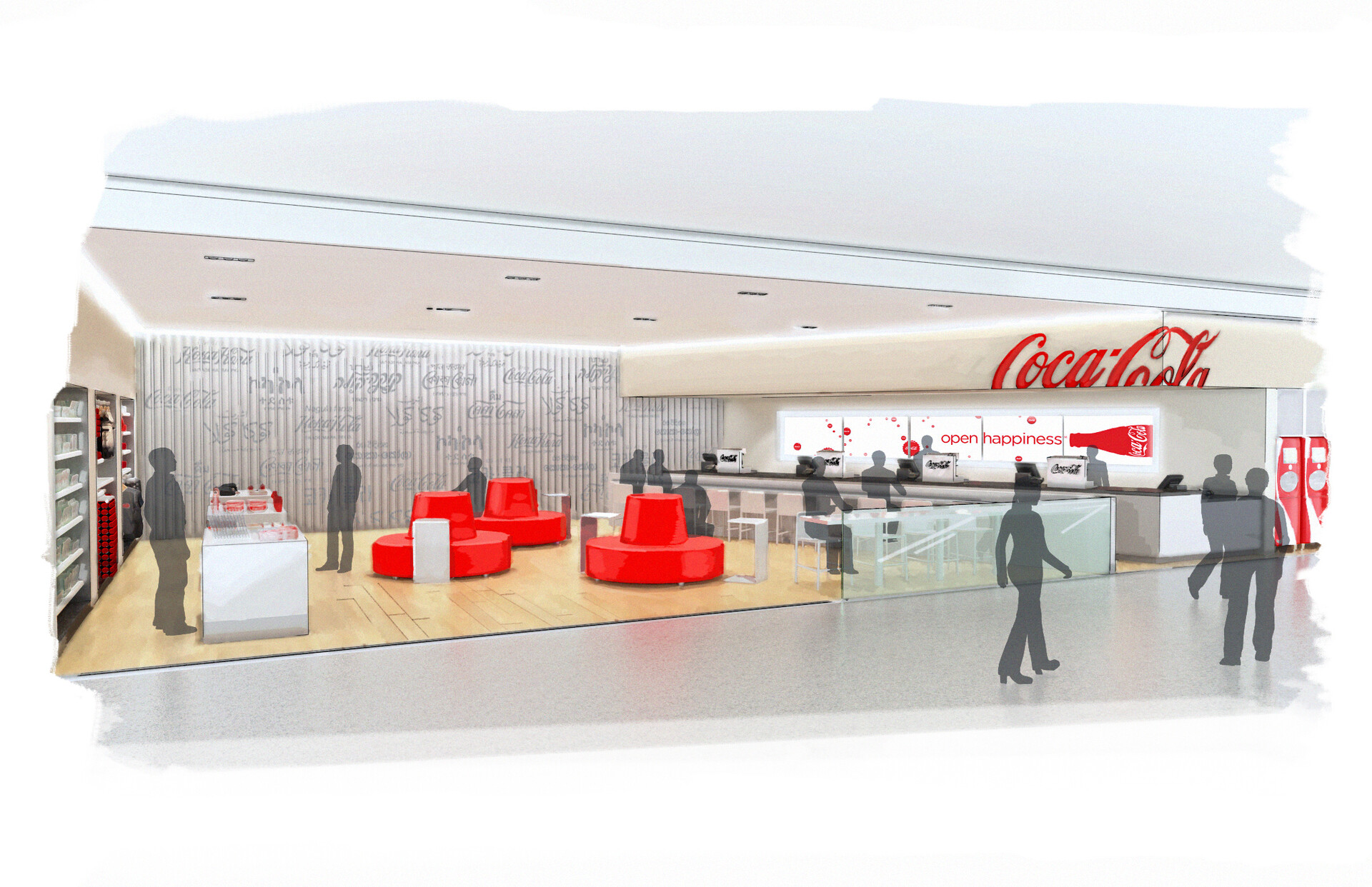 ArtStation - Coke Store Concepts