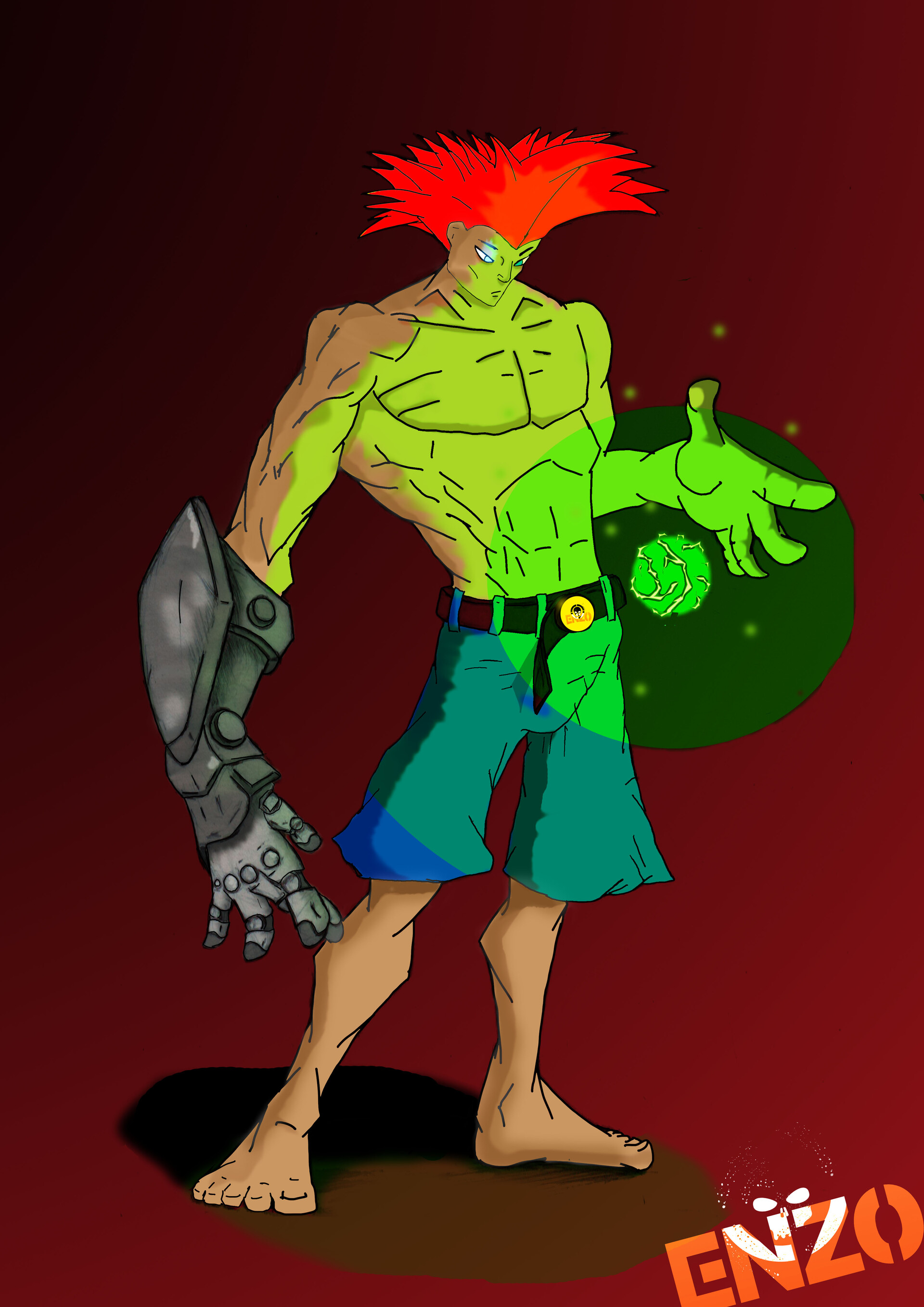 ArtStation - mecha hand dude