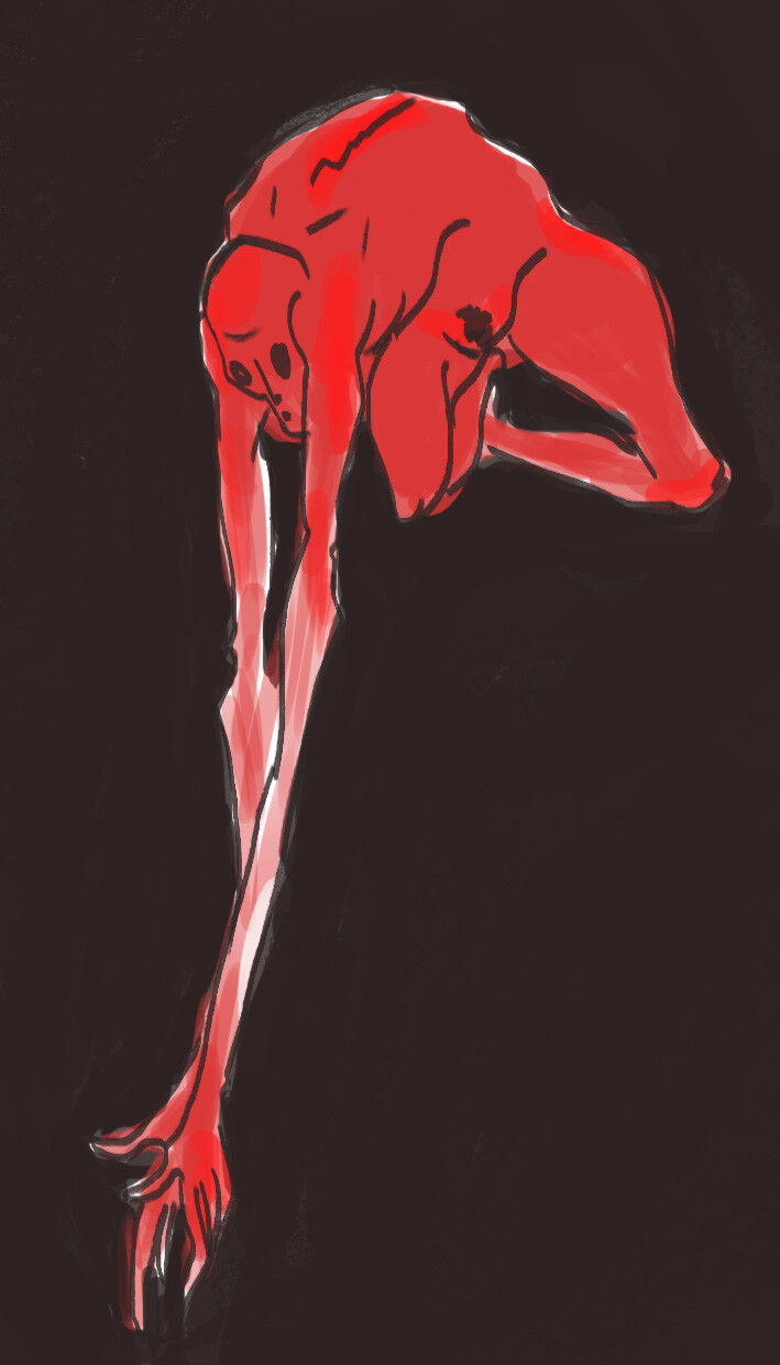 ArtStation - Femme en rouge