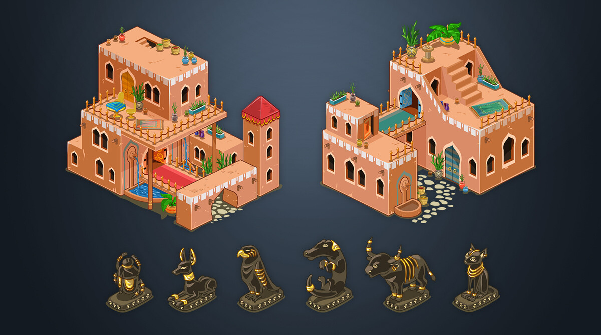 Alexandre Legeay - Pyramid Valley - Decorations