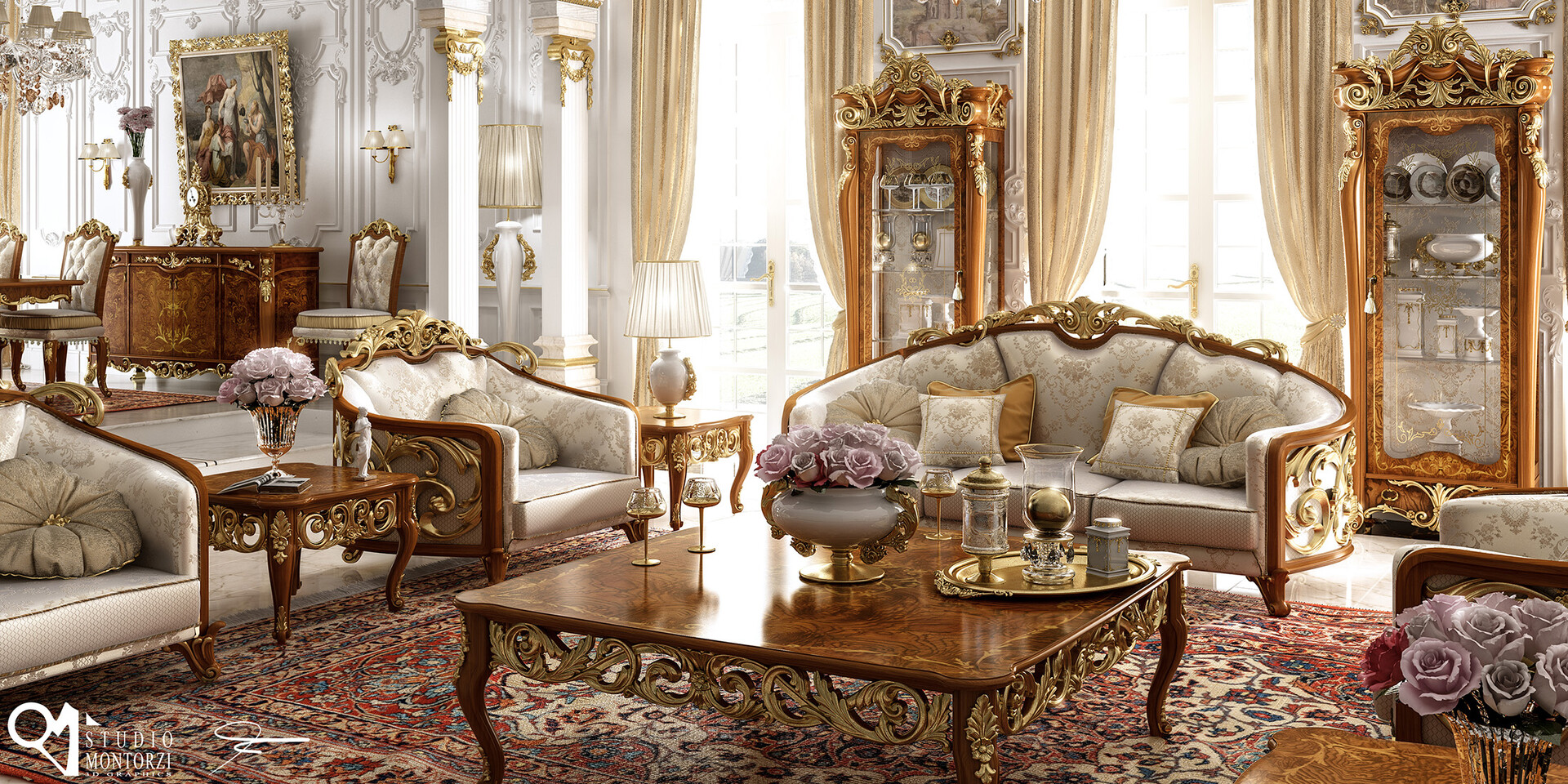 ArtStation - Baroque Living Room