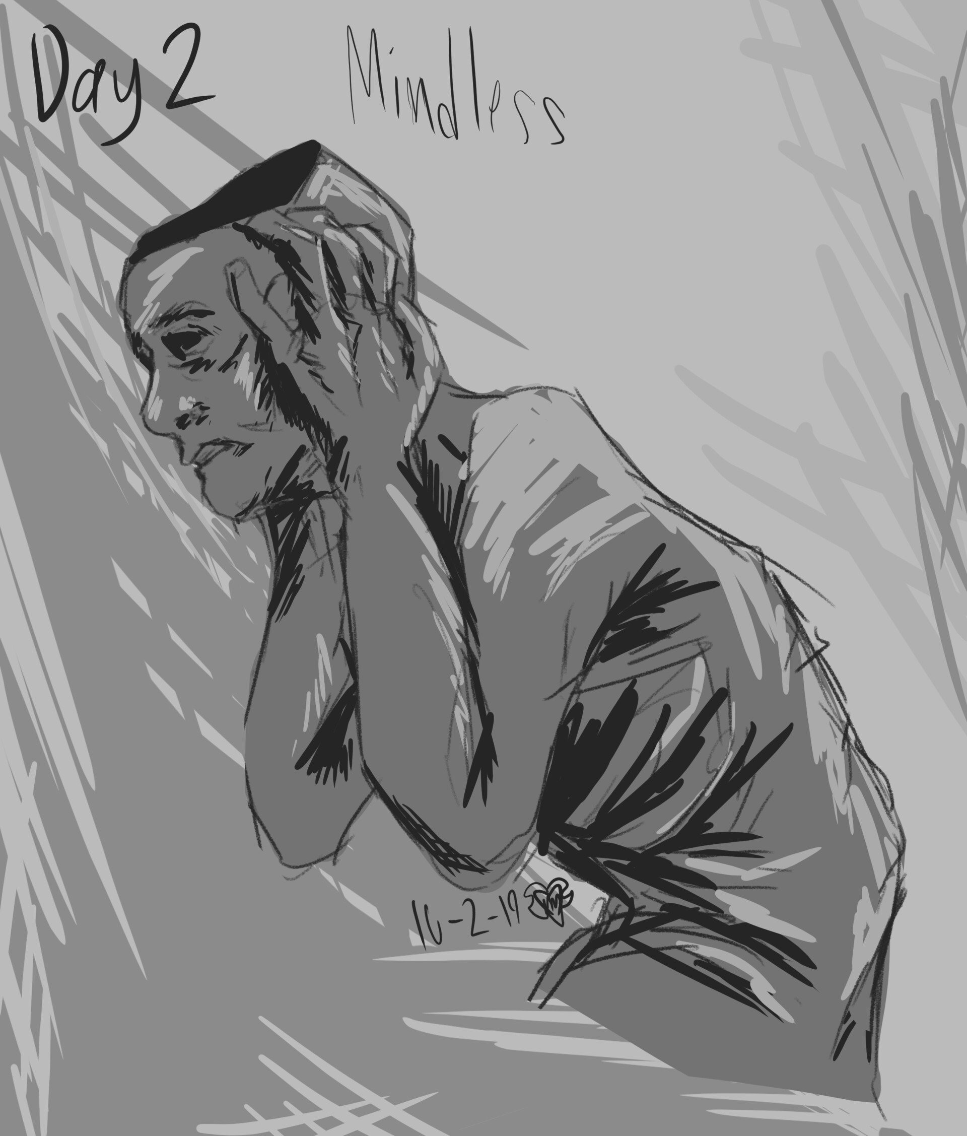 Madsmadart - Inktober 02 Mindless