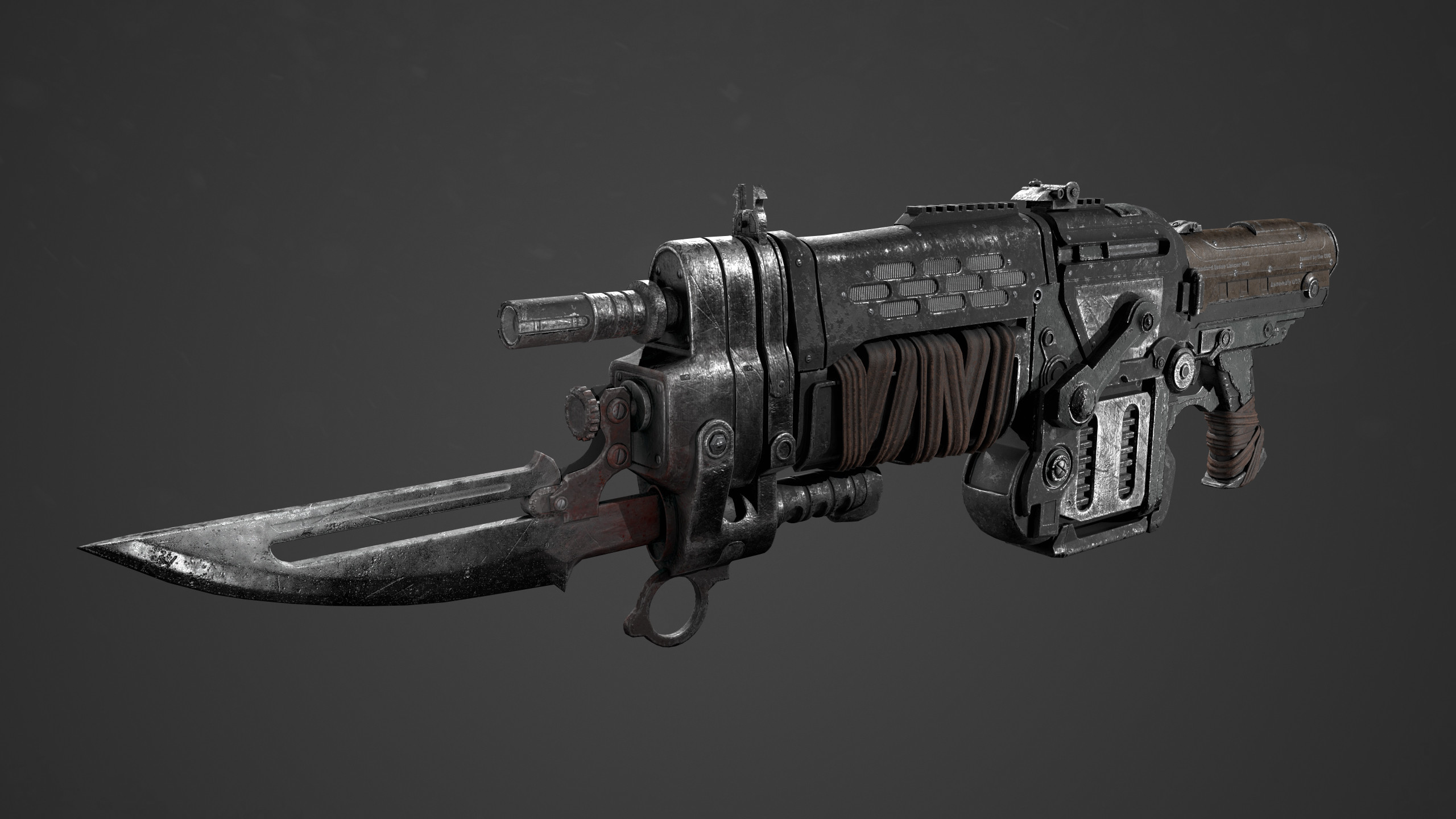 David Tikwa - Retro Lancer - Gears of War Fan Art