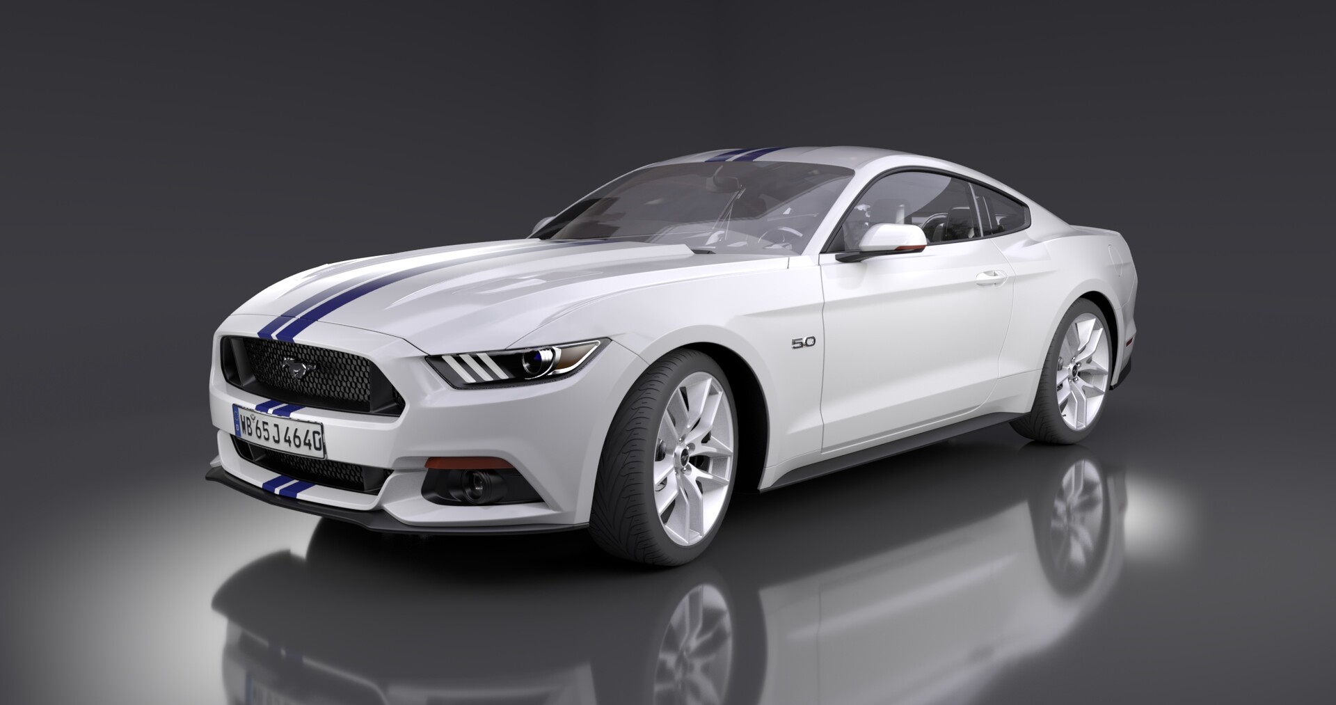 ArtStation - Ford Mustang GT - Realistic Render