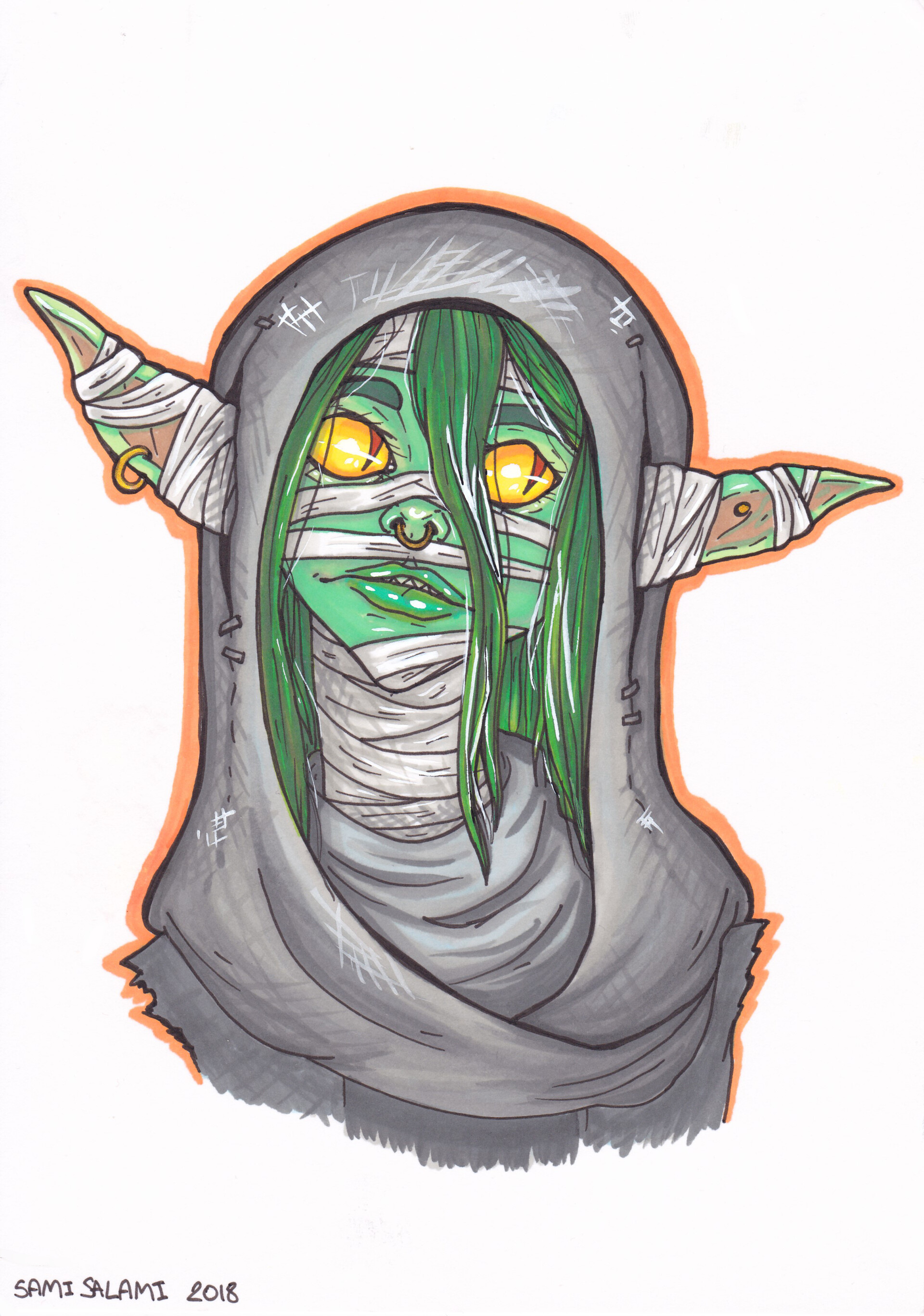 Sami Salami - Critical Role Portraits