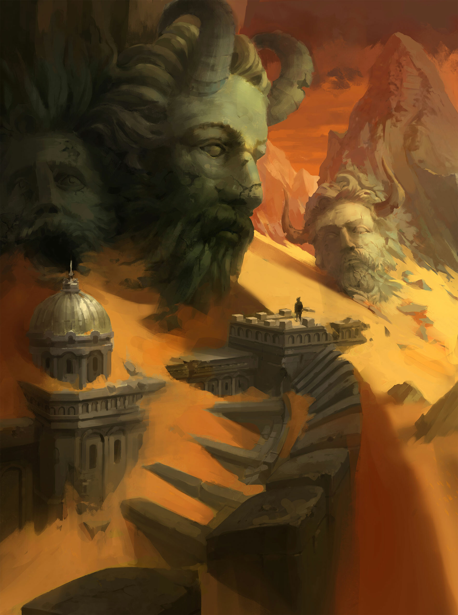 ArtStation - Desert Statue