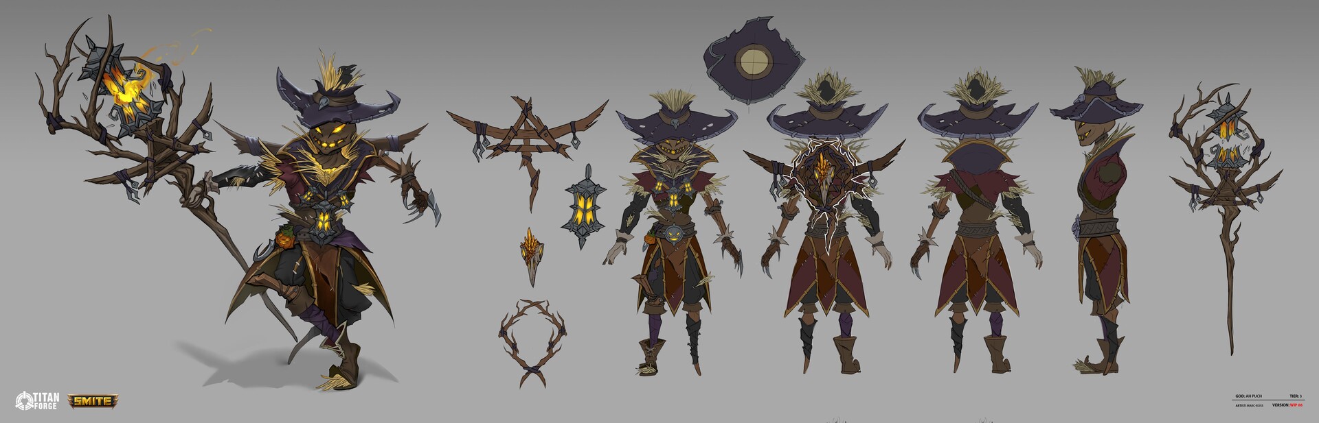 ArtStation - Scarecrow Ah Puch (SMITE)