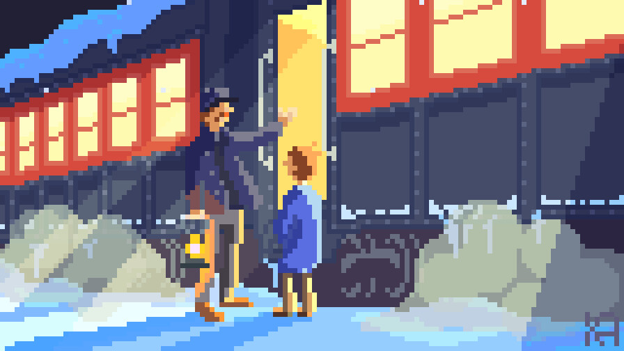 ArtStation - Some animation in pixel art