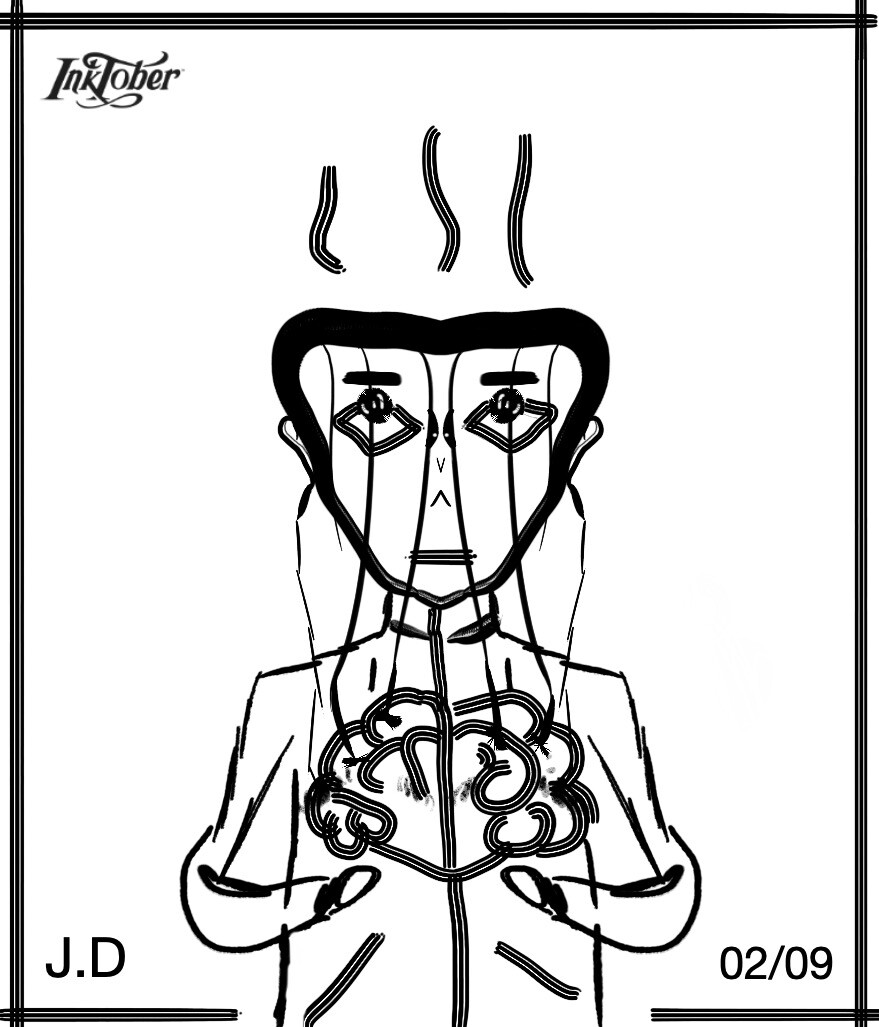 ArtStation - Inktober Day 2 Mindless