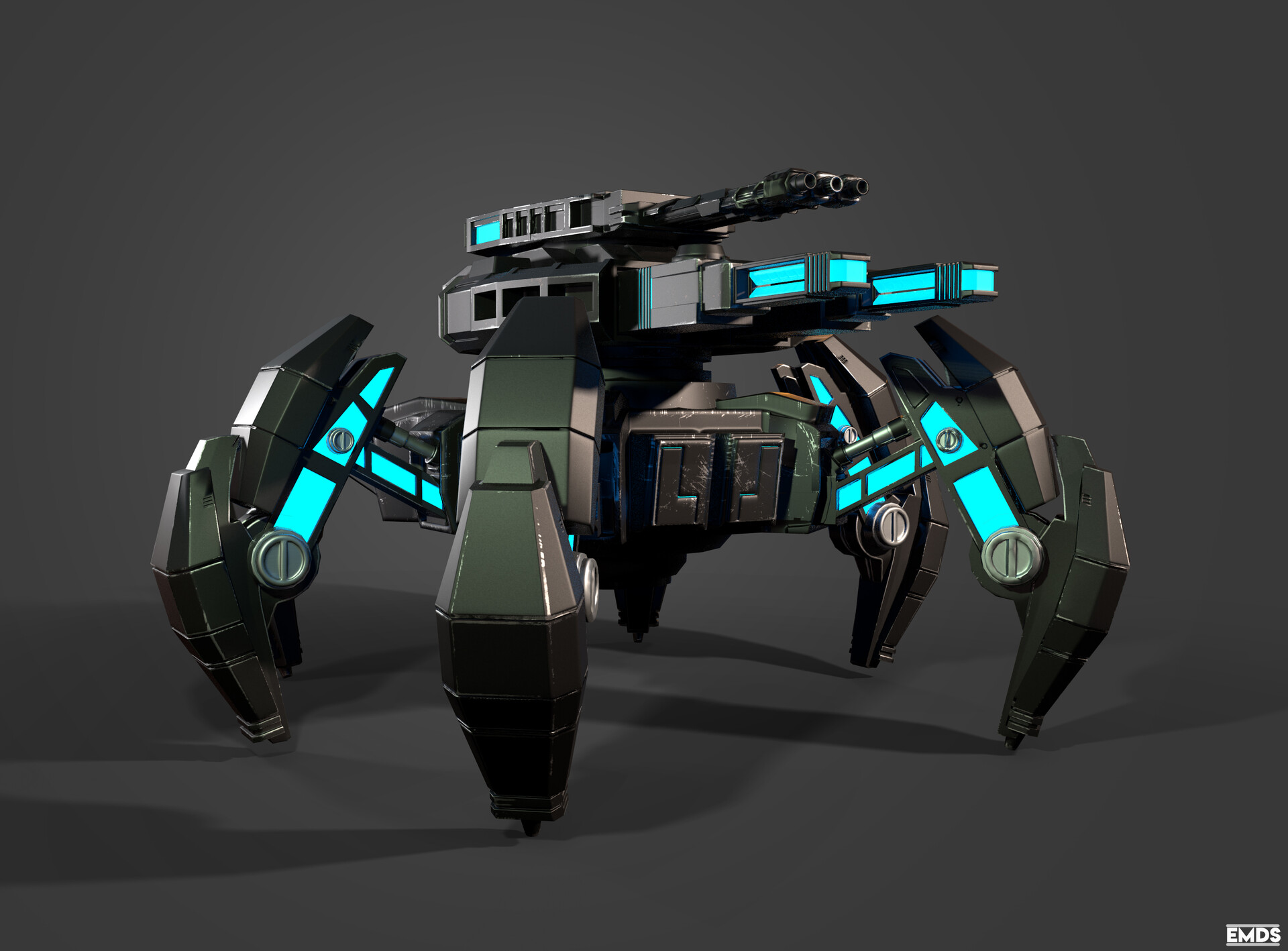 ArtStation - SPIDER tank EXTINCTION