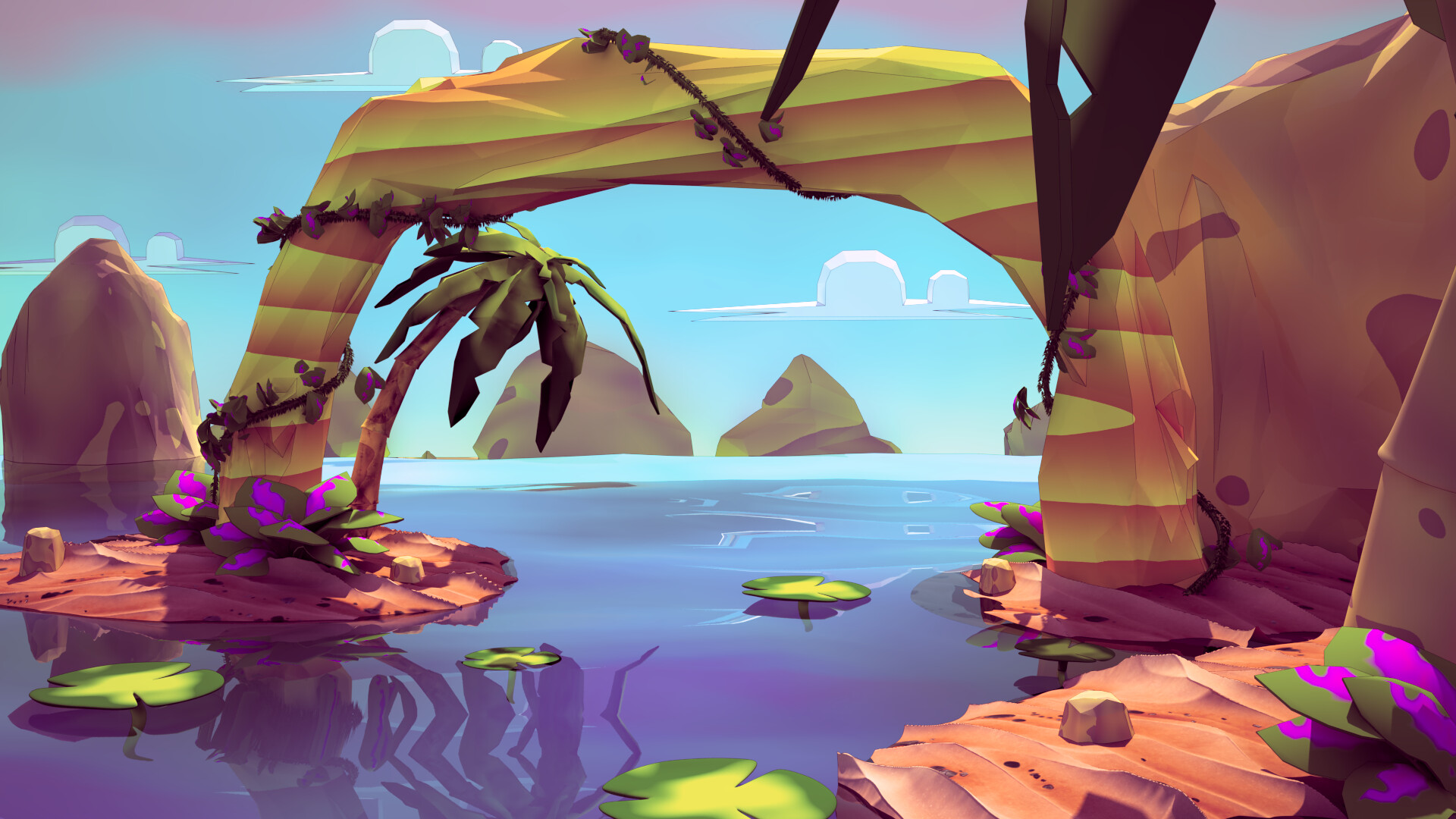 ArtStation - Stylized Beach