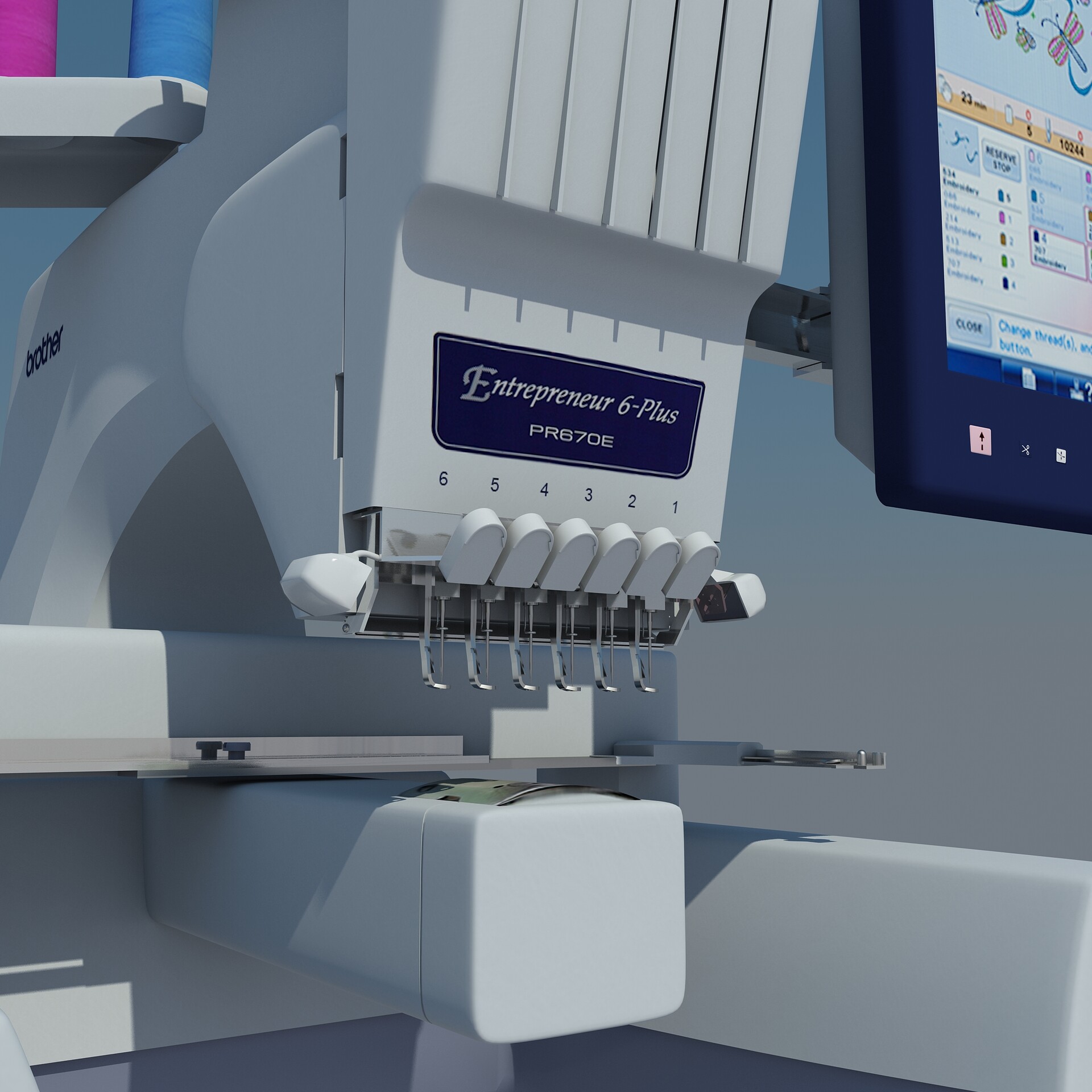 ArtStation - Sewing machine for embroidery PR670E
