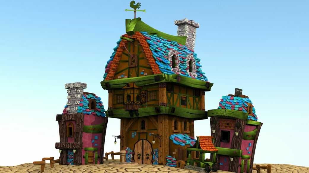 ArtStation - Houses for Game