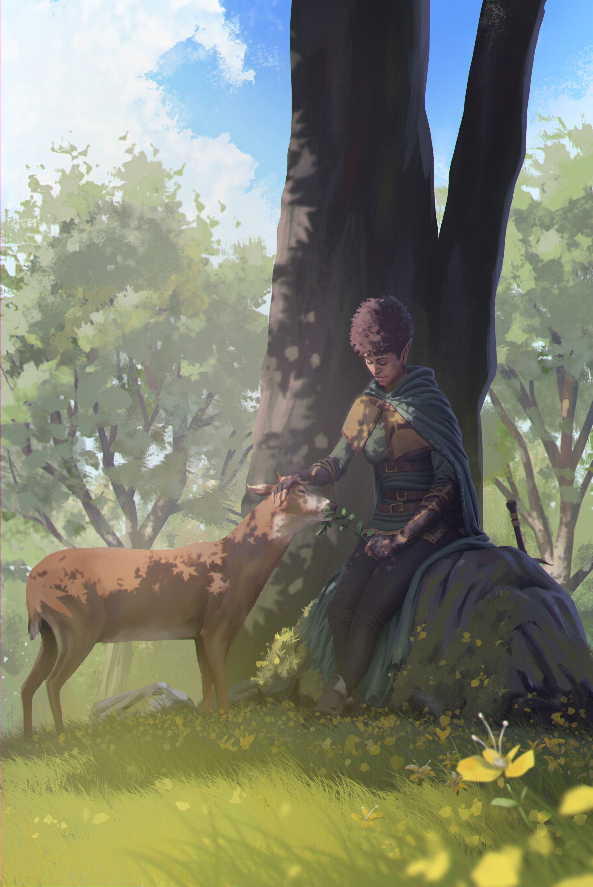 ArtStation - Character Design Challenge theme elf, Willy Mutuku