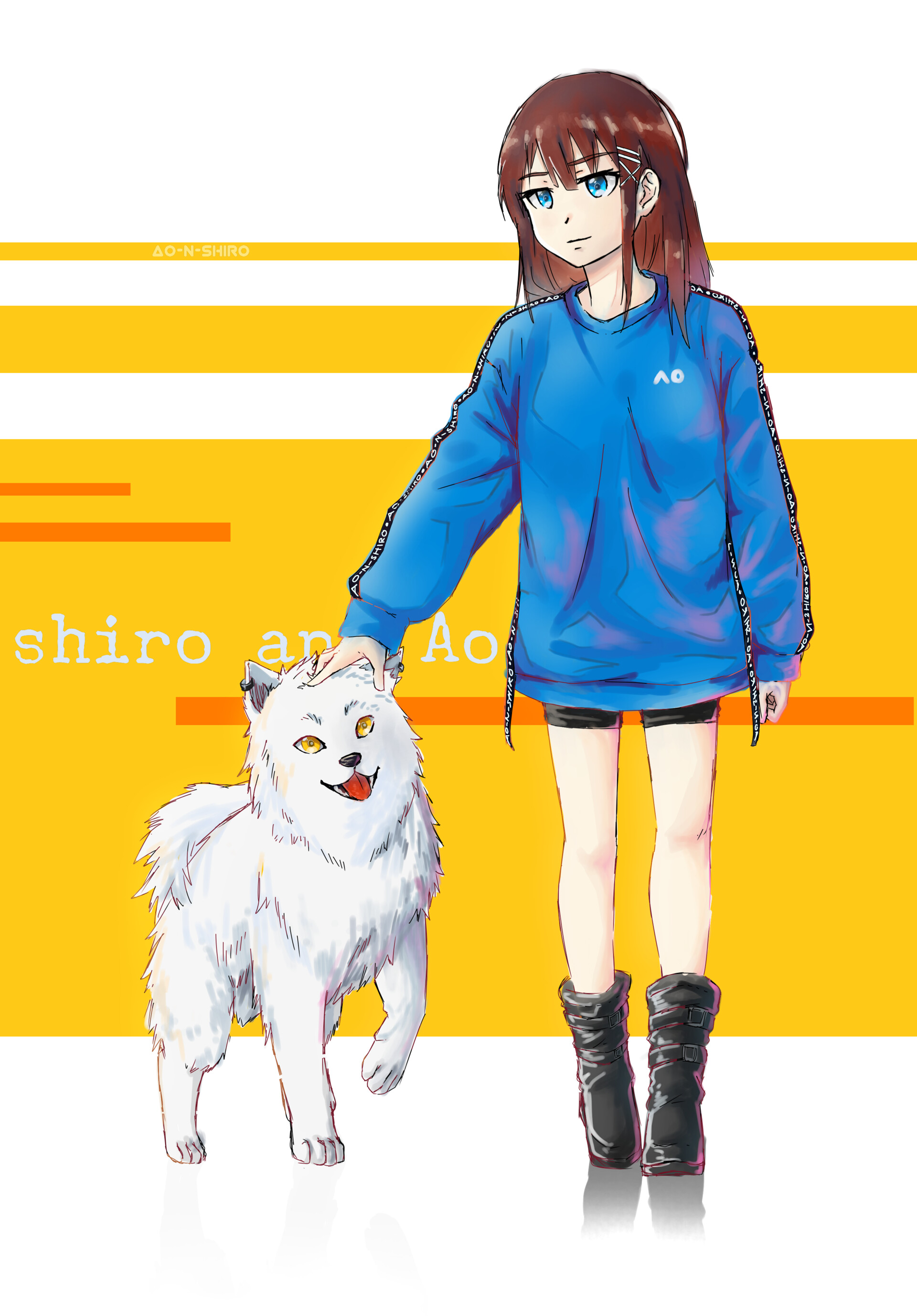 ArtStation - Shiro and Ao