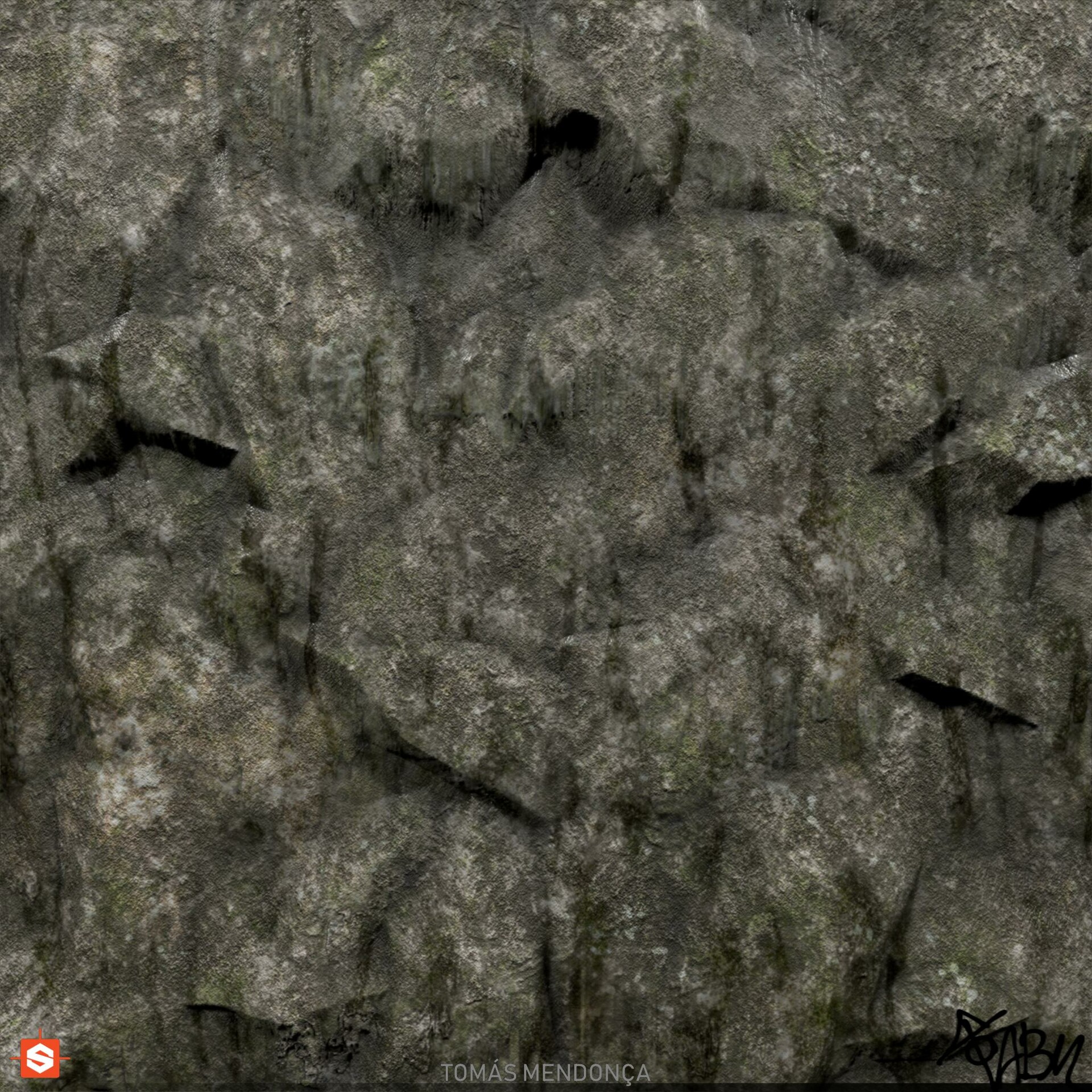 Tomás Mendonça - Wet Cave Rocks Material