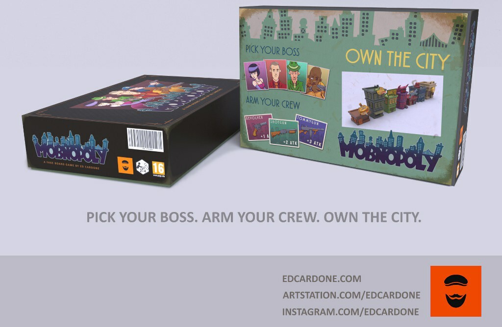 Ed Cardone - Mobnopoly - A fake board game