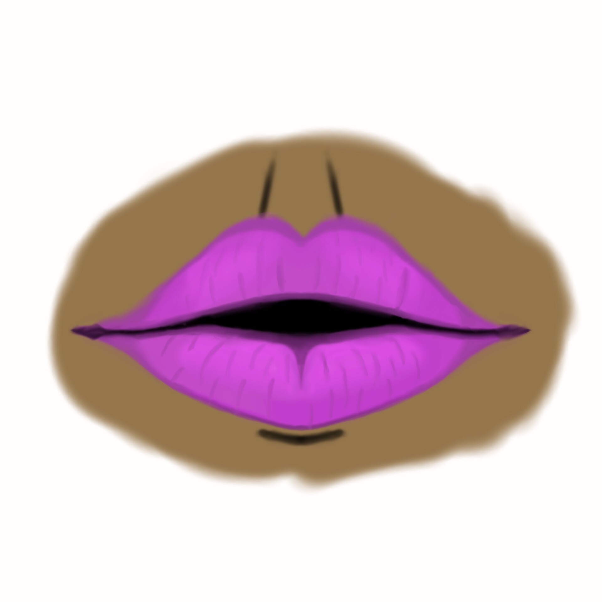 ArtStation - Purple lips 001