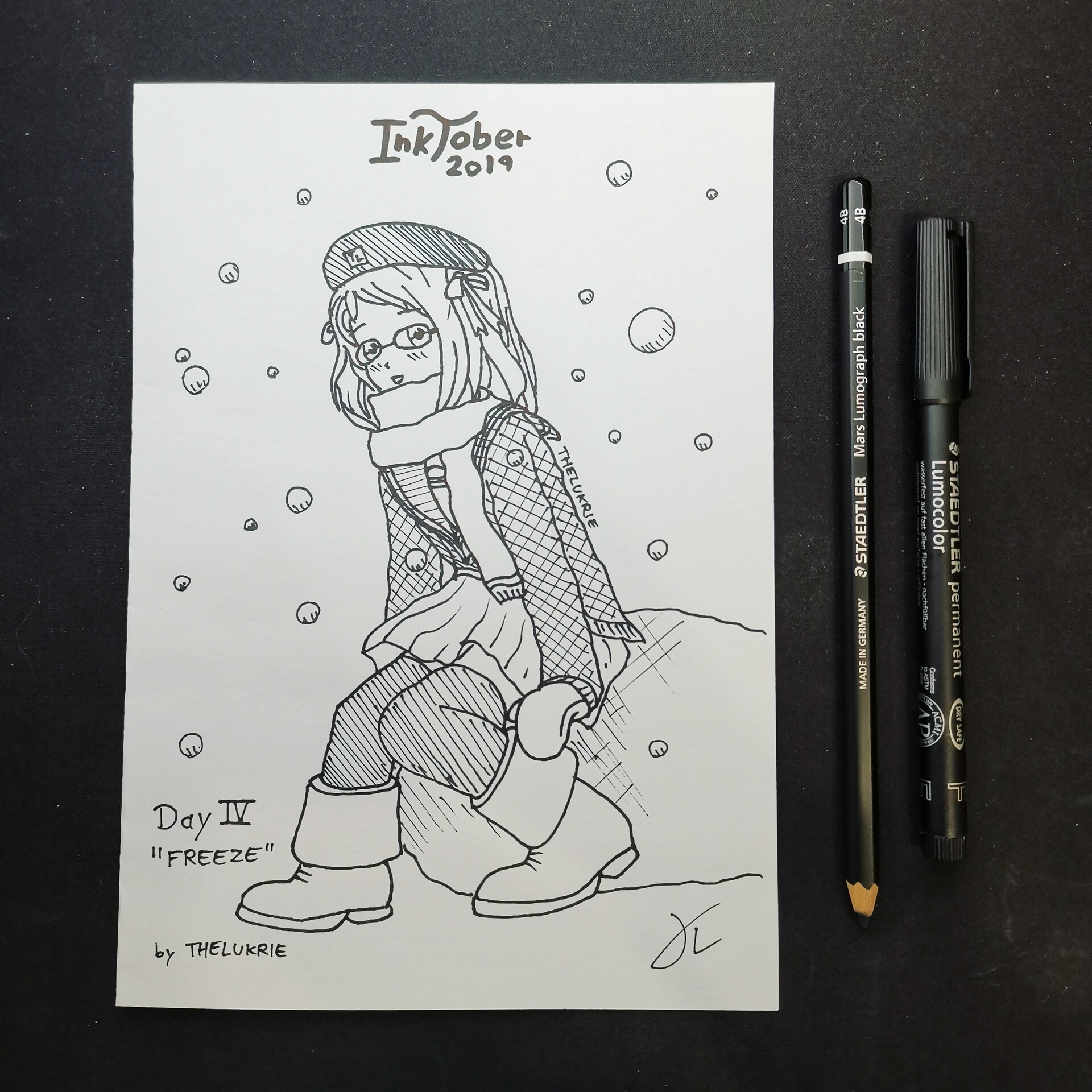 ArtStation - INKTOBER Day 4 - Freeze
