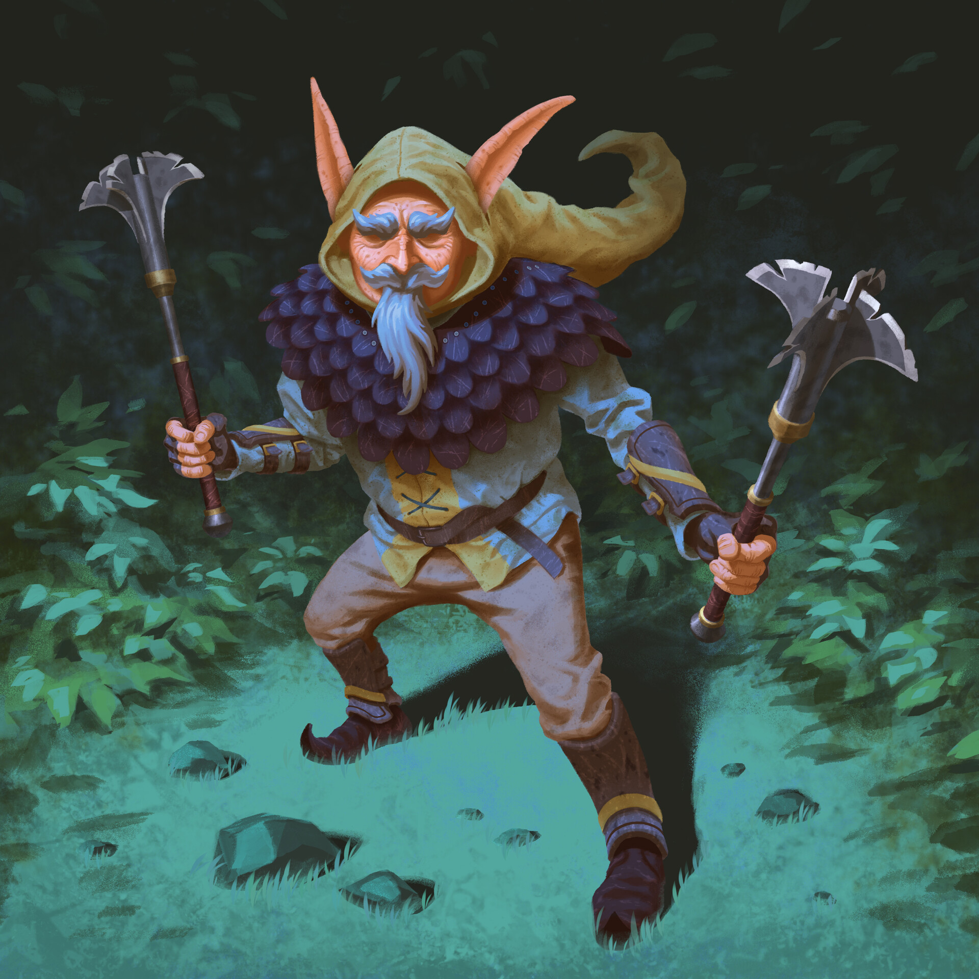 ArtStation - Elder Elf Warrior