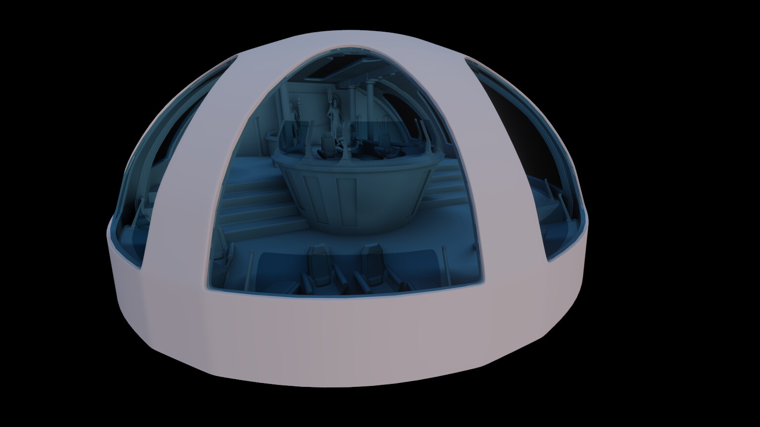 Kostas NIKOLOPOULOS - Sci Fi Spaceship Bridge set