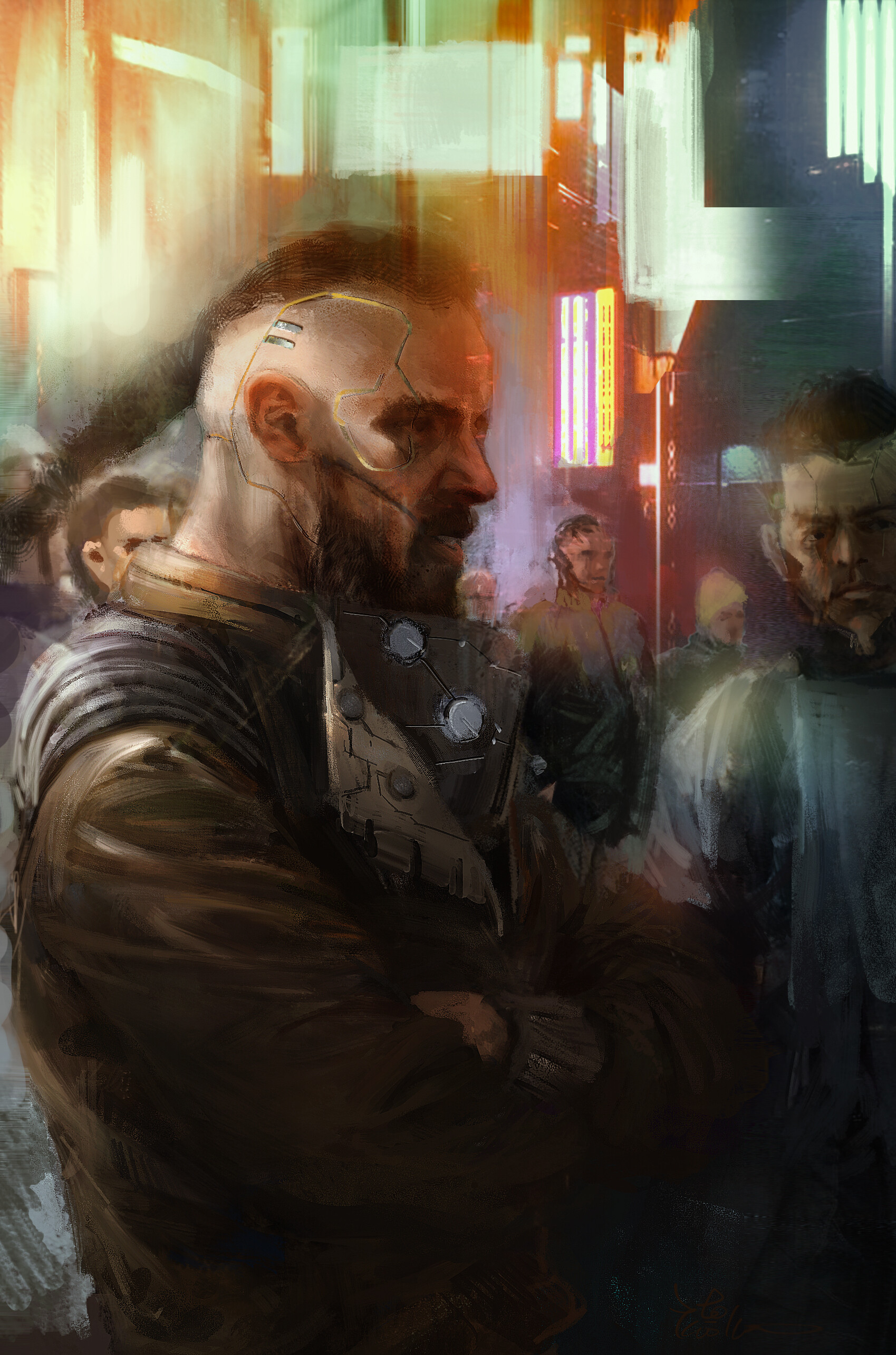 ArtStation - Fighting man