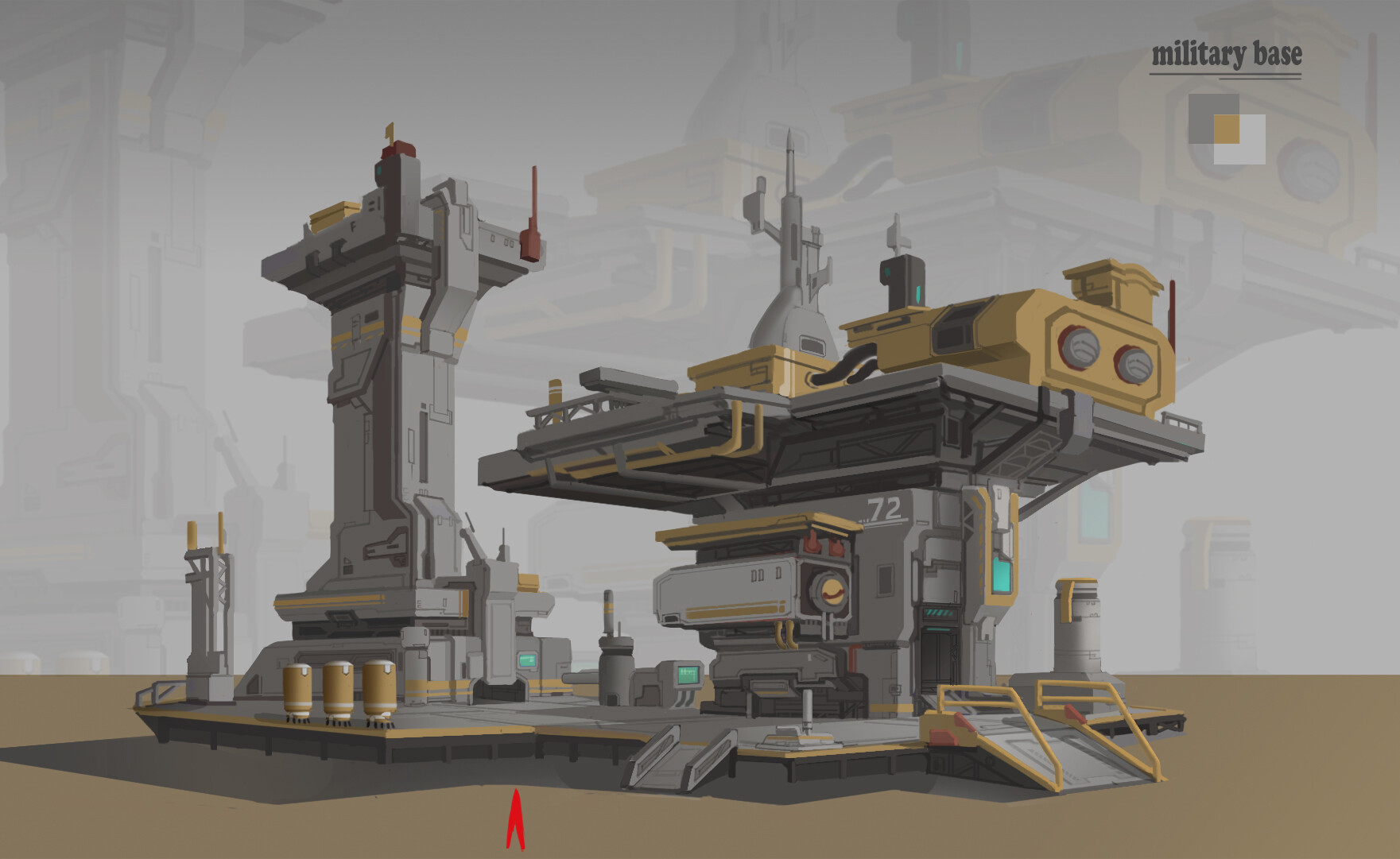 ArtStation - military base
