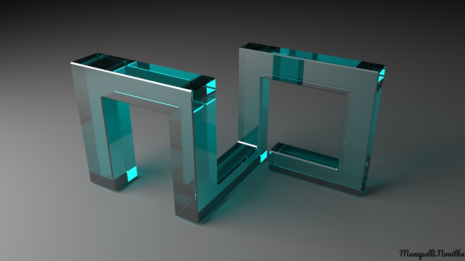 ArtStation - 3D Glass Pipe