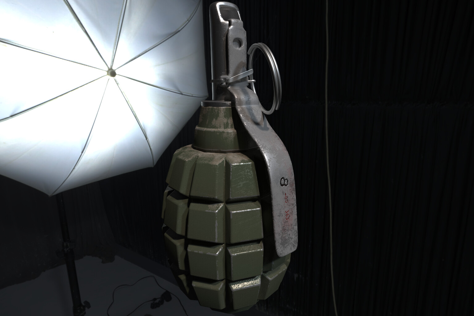 ArtStation - Grenade. Modeling and texturing