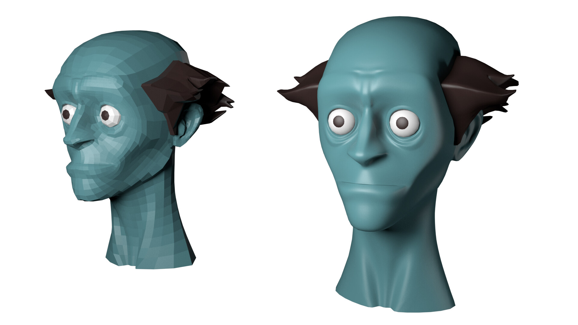 emerald annguyen - Topology Head - Fanart of the Zombie (Wreck It Ralph)