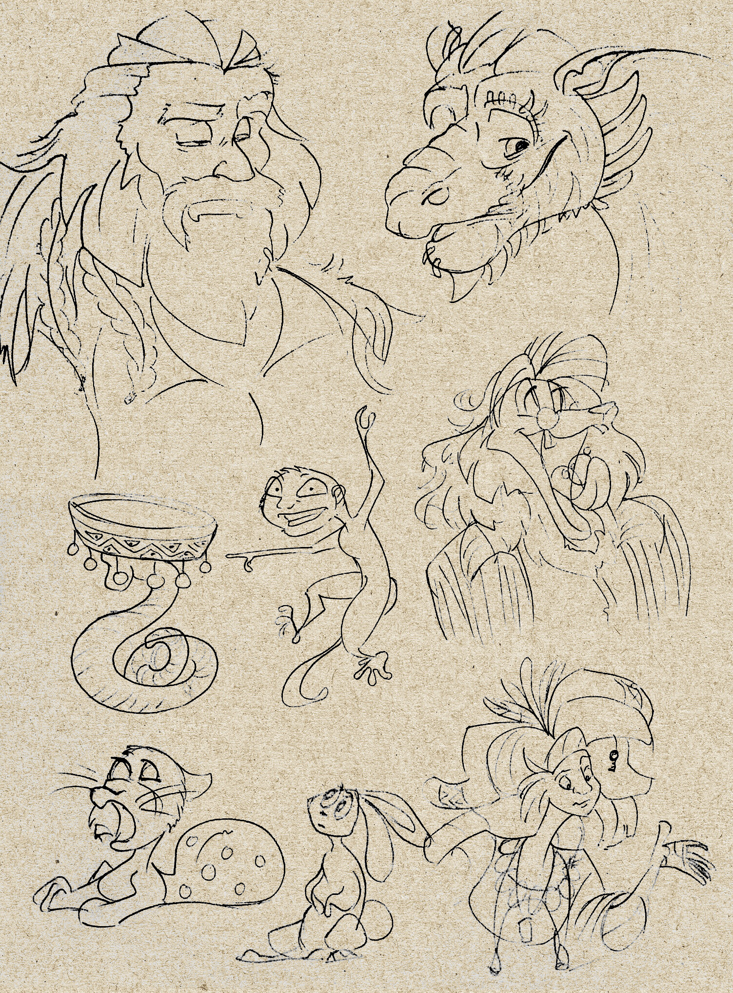 ArtStation - 2d drawing study part 1