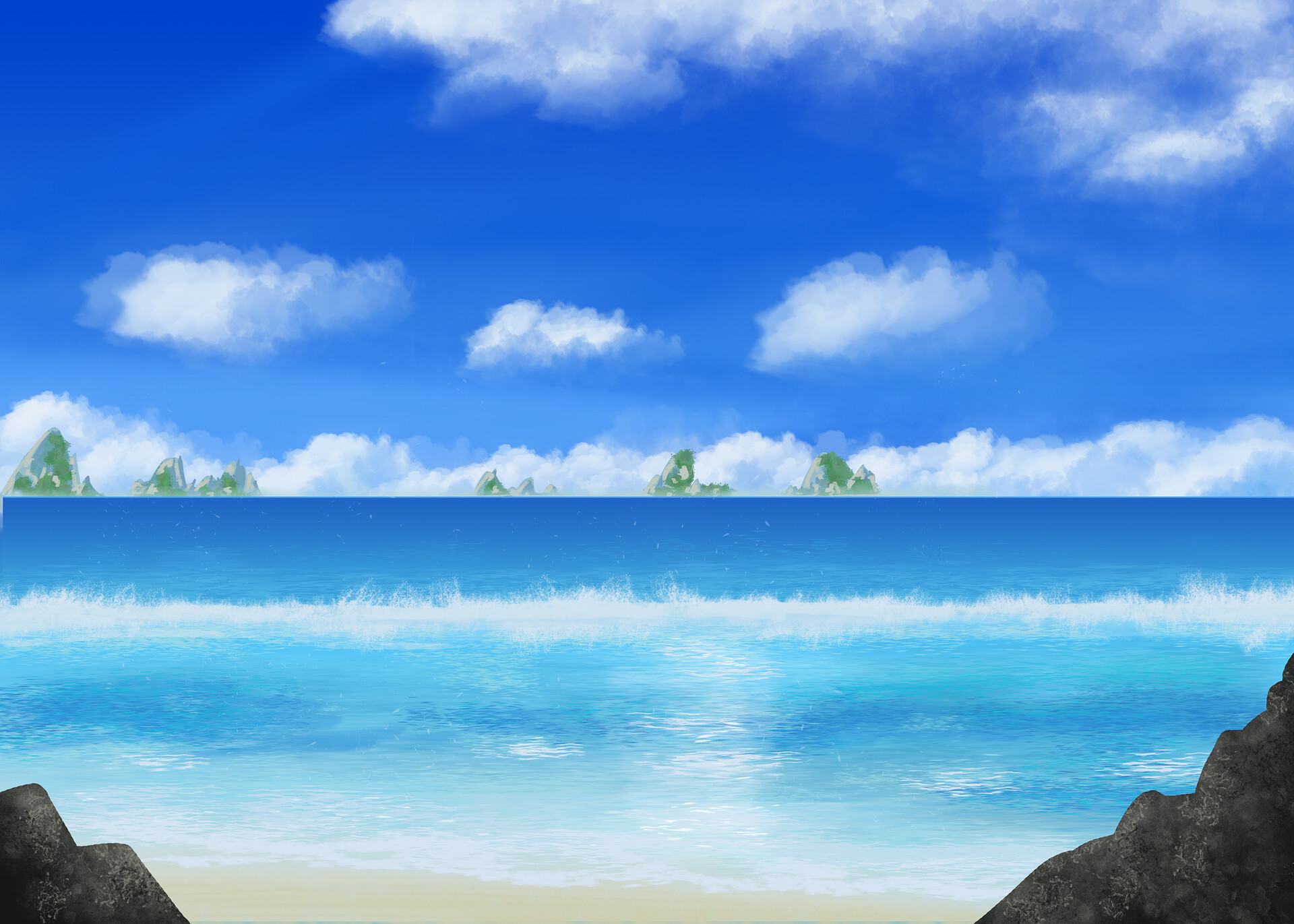 ArtStation - The Beach