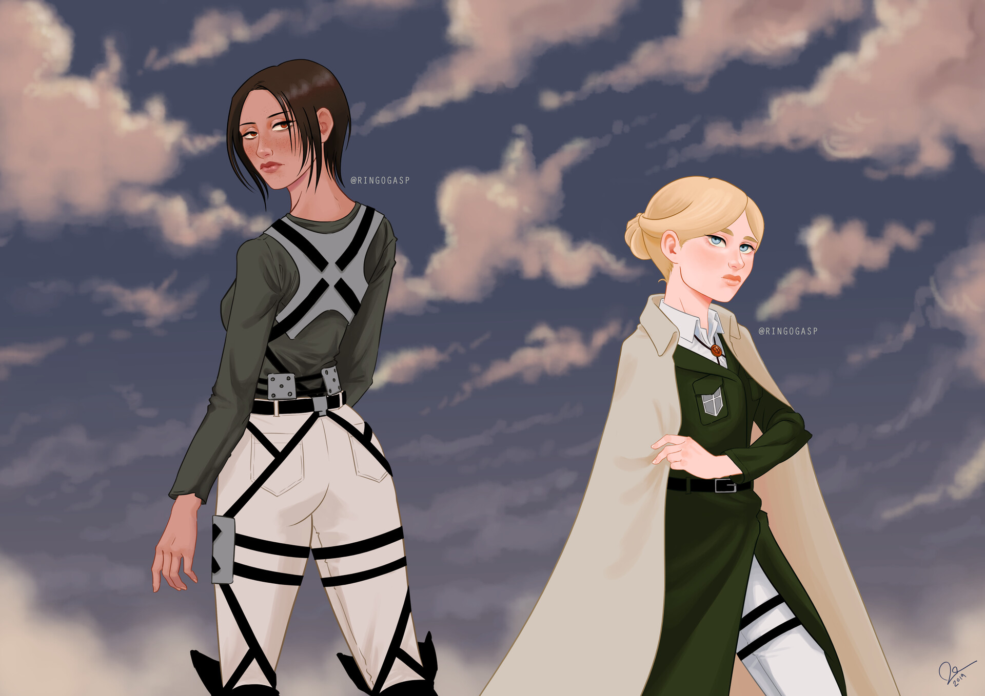 ArtStation - Ymir & Historia