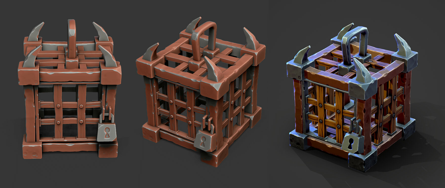 ArtStation - Stylized Cage